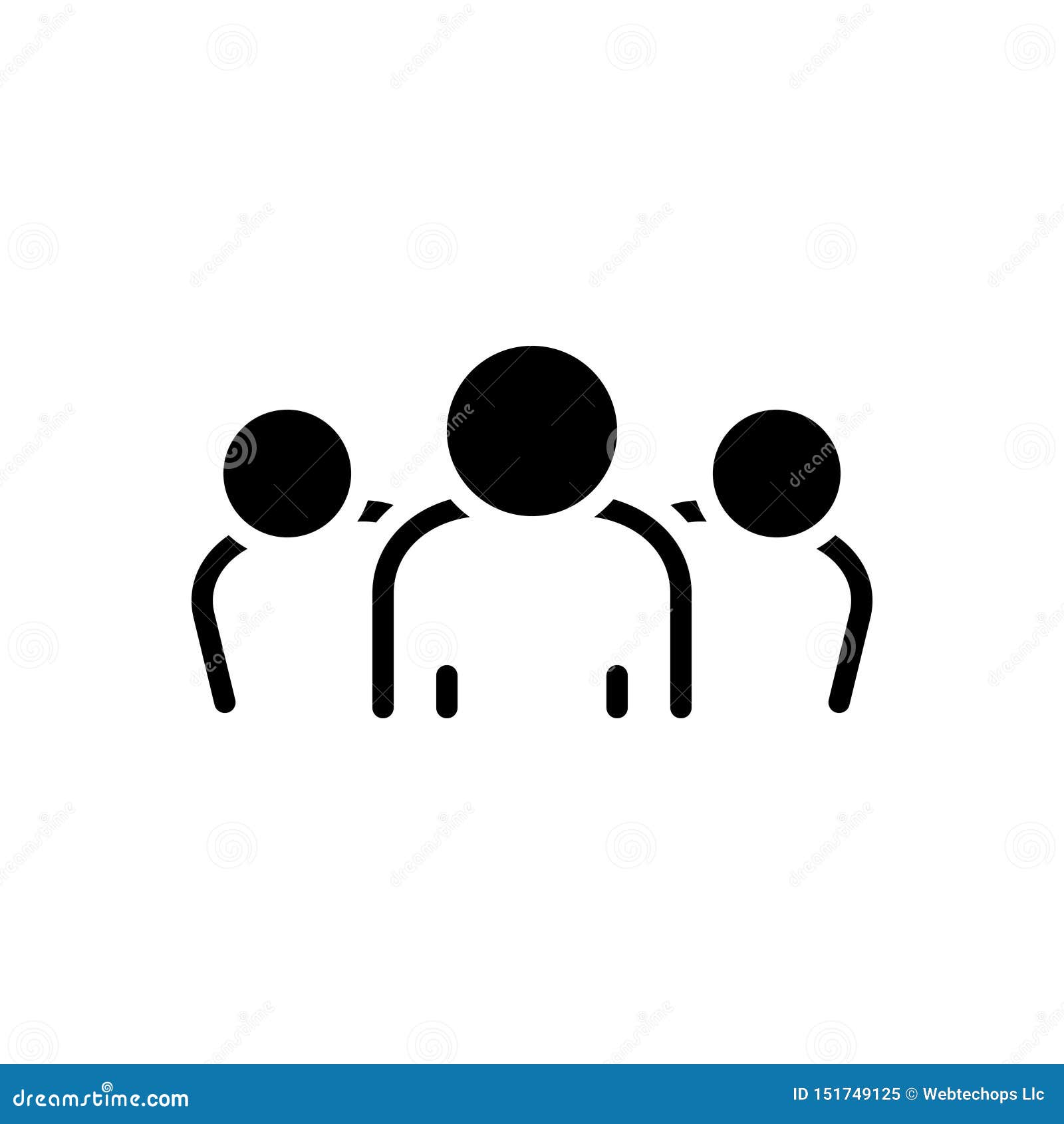 Black Solid Icon for Misfit, Nonconformist and Useless Stock Vector ...