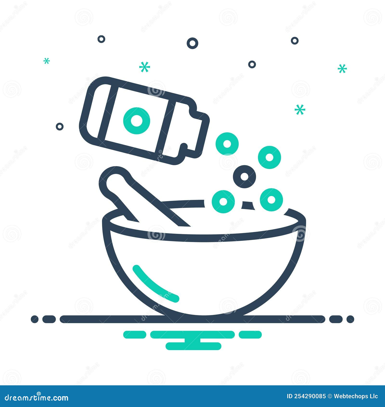 Mix Icon for Mixture, Blend and Mix Stock Vector - Illustration of ...