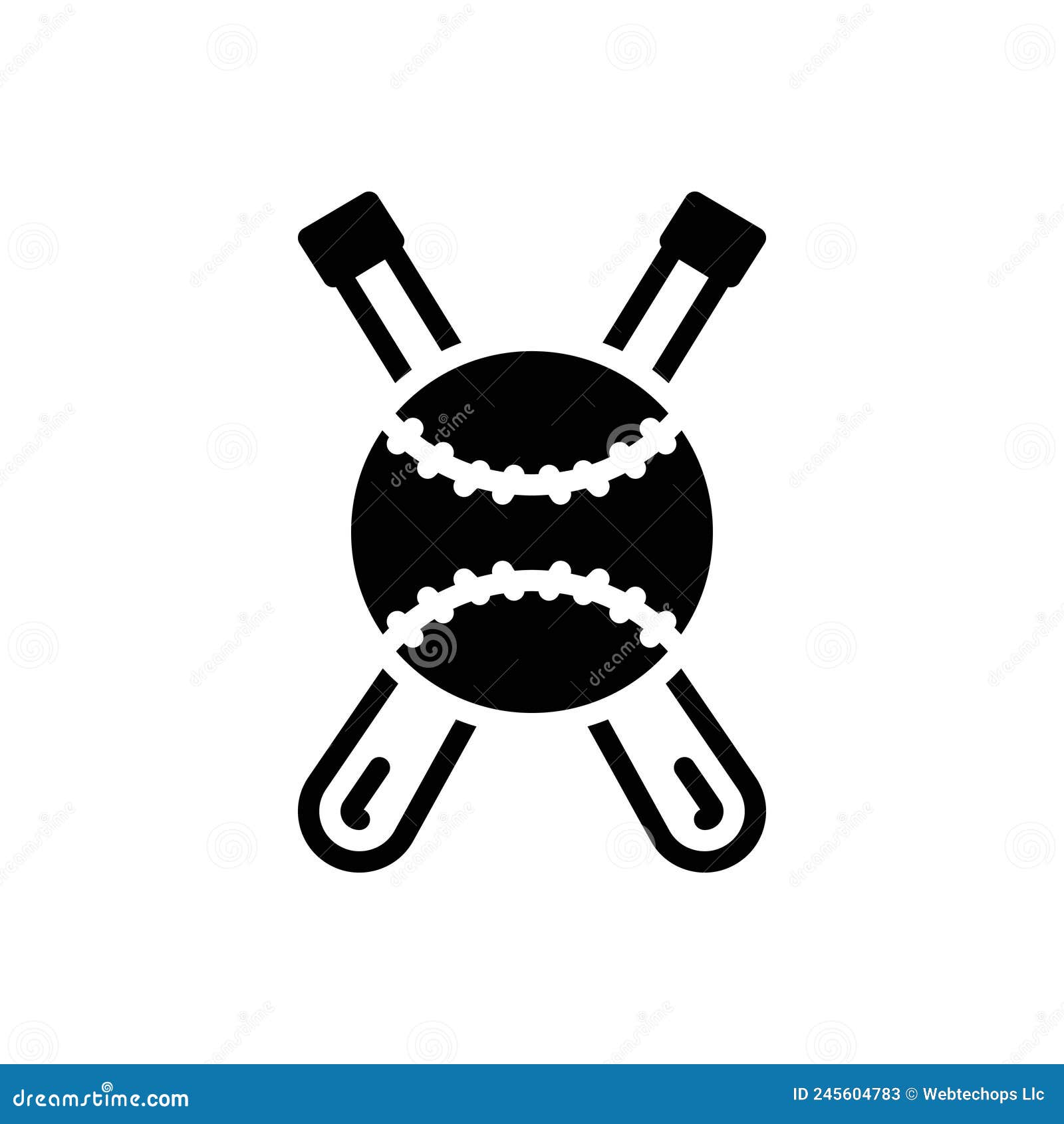 Black Solid Icon for Mlb, Baseball and Sports Stock Vector ...