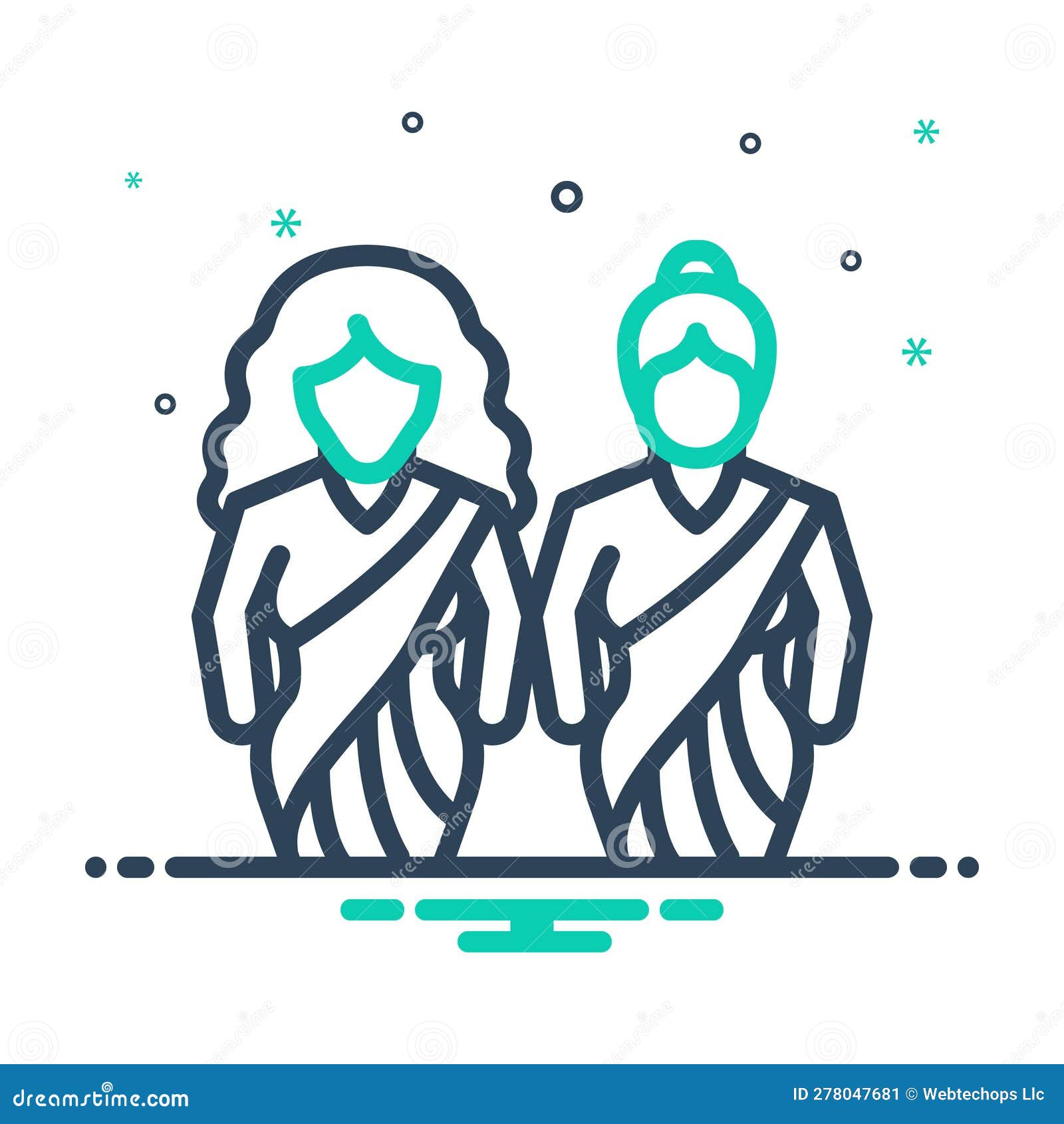 Mix Icon for Moms, Mommy and Mother Stock Vector - Illustration of ...