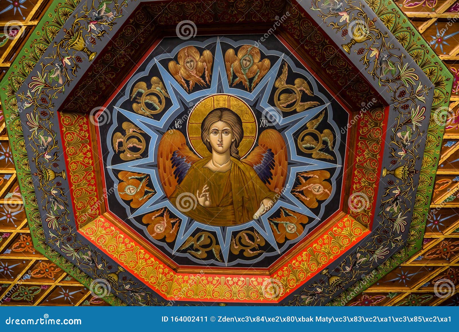 Icon in the Monastery of Varlaam - Meteora, Greece Stock Image - Image ...