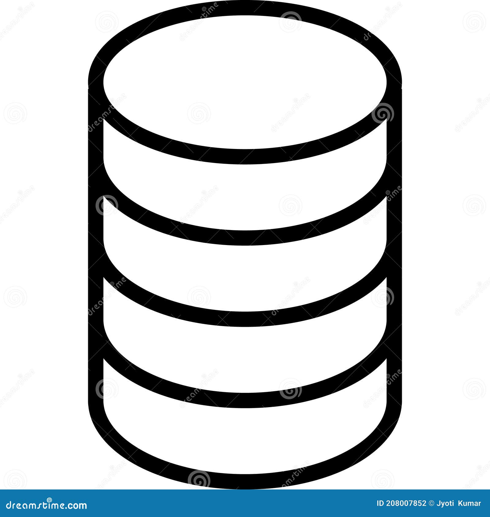 Icon of Money Computing Doller Server Stock Illustration - Illustration ...