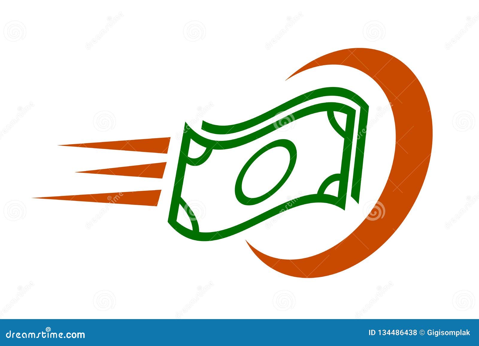 Fast Payment Digital Electronic Transaction Logo Symbol Icon. Cartoon ...
