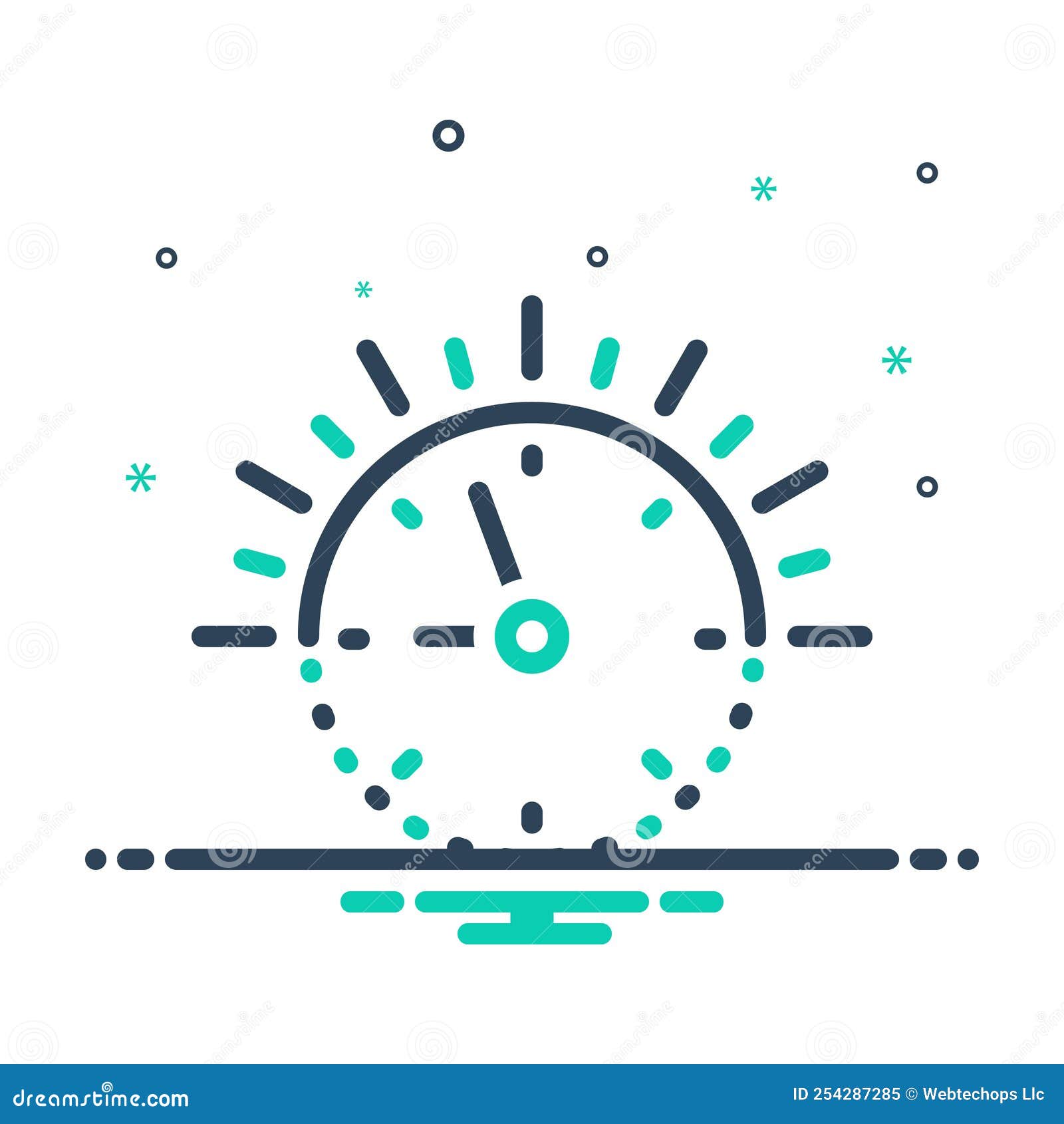 Mix Icon for am, Morning and Clock Stock Vector - Illustration of alarm ...
