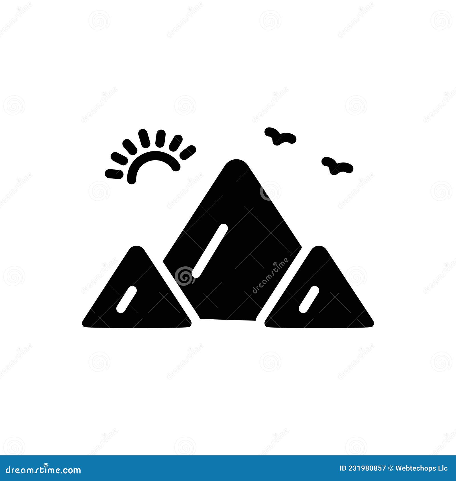 Himalaya Icon Vector From Arctic Collection. Thin Line Himalaya Outline ...
