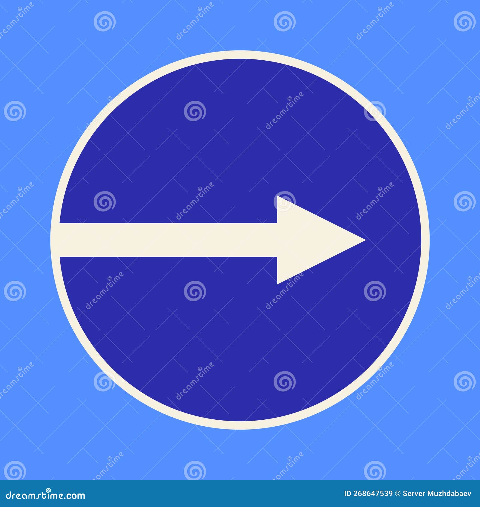 Icon Moving on the Right. Vector Clipart Stock Vector - Illustration of ...