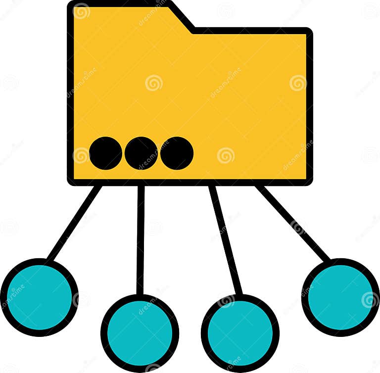 Icon - Multipurpose Folder - Vector Stock Vector - Illustration of sign ...