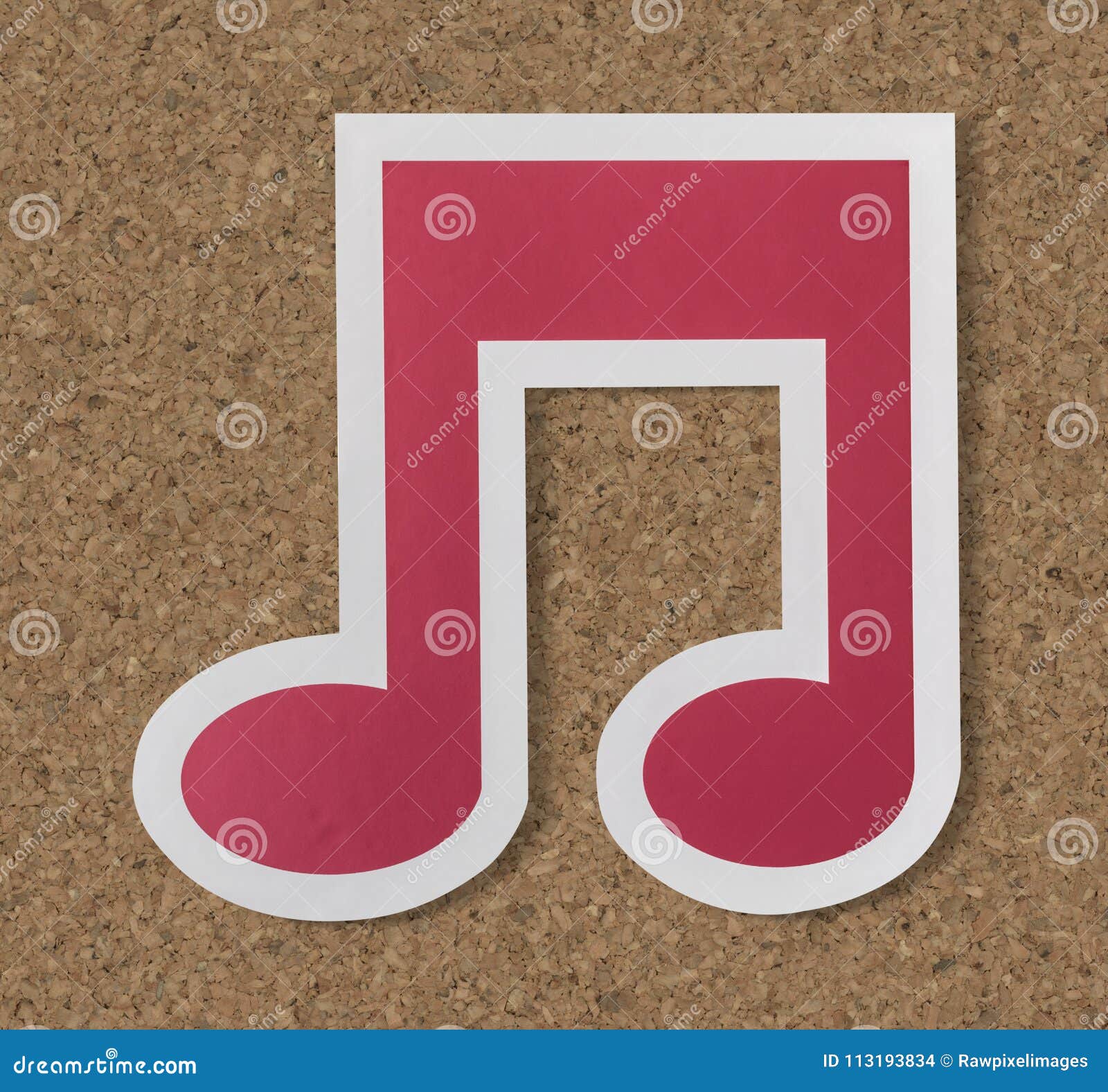 Icon of a music note stock illustration. Illustration of isolated ...