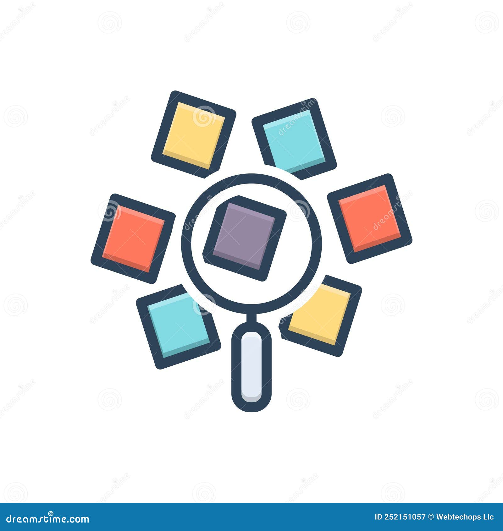 Color Illustration Icon for Mysterious, Occult and Secret Stock Vector ...