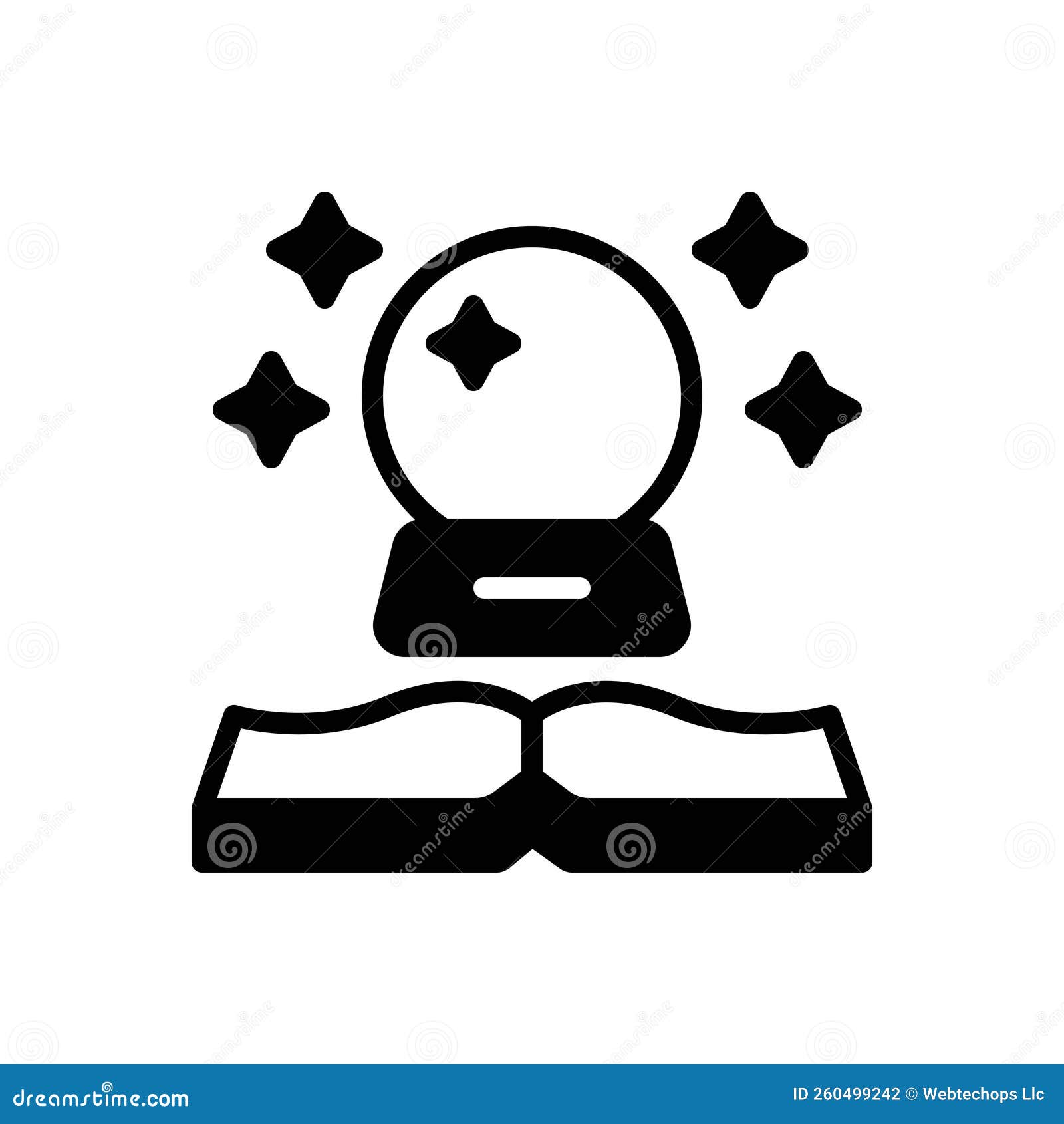 Black Solid Icon for Mystery, Secret and Enigma Stock Vector ...