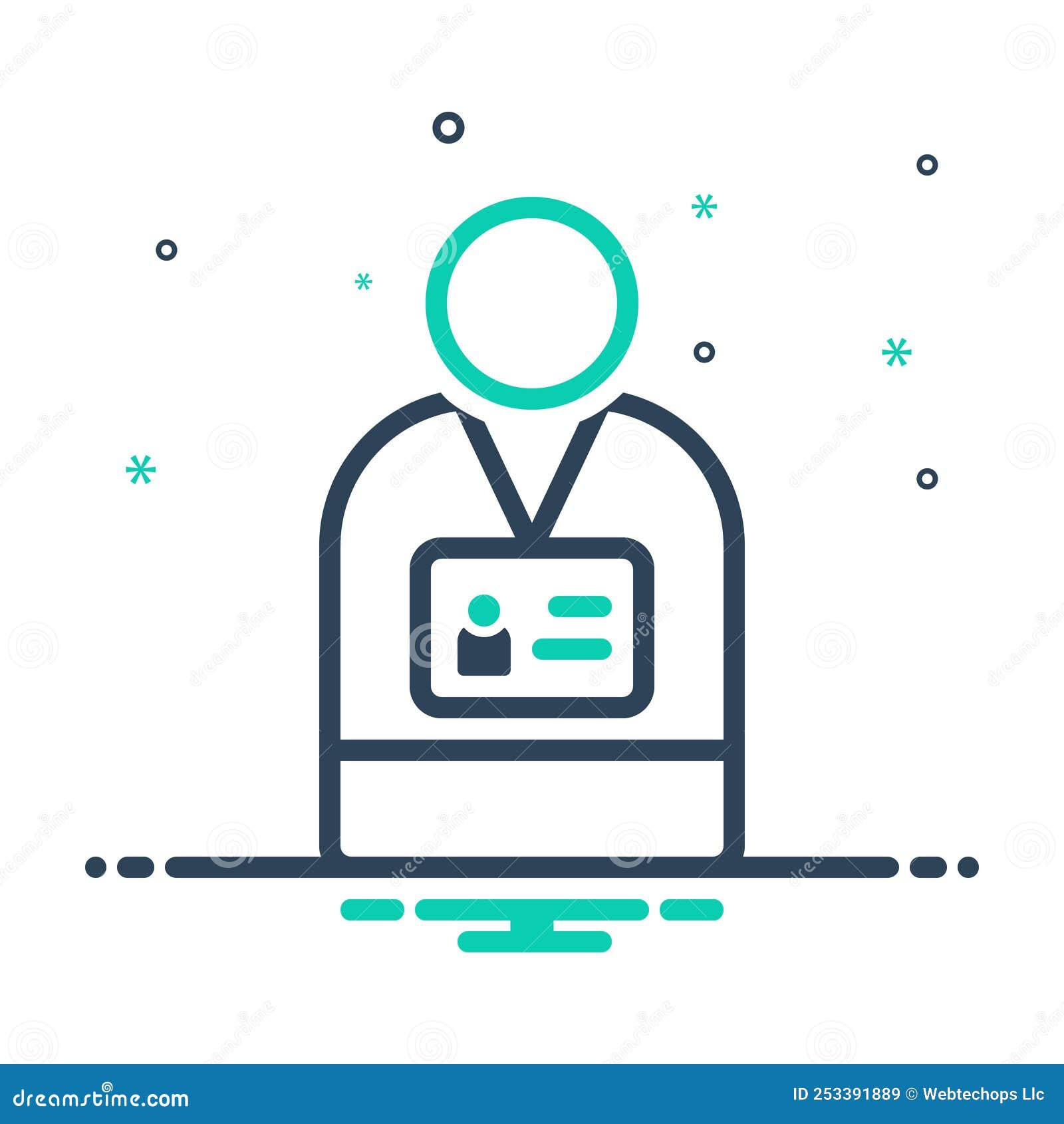 Nick Name Lettering Tinsels Cartoon Vector | CartoonDealer.com #102623961