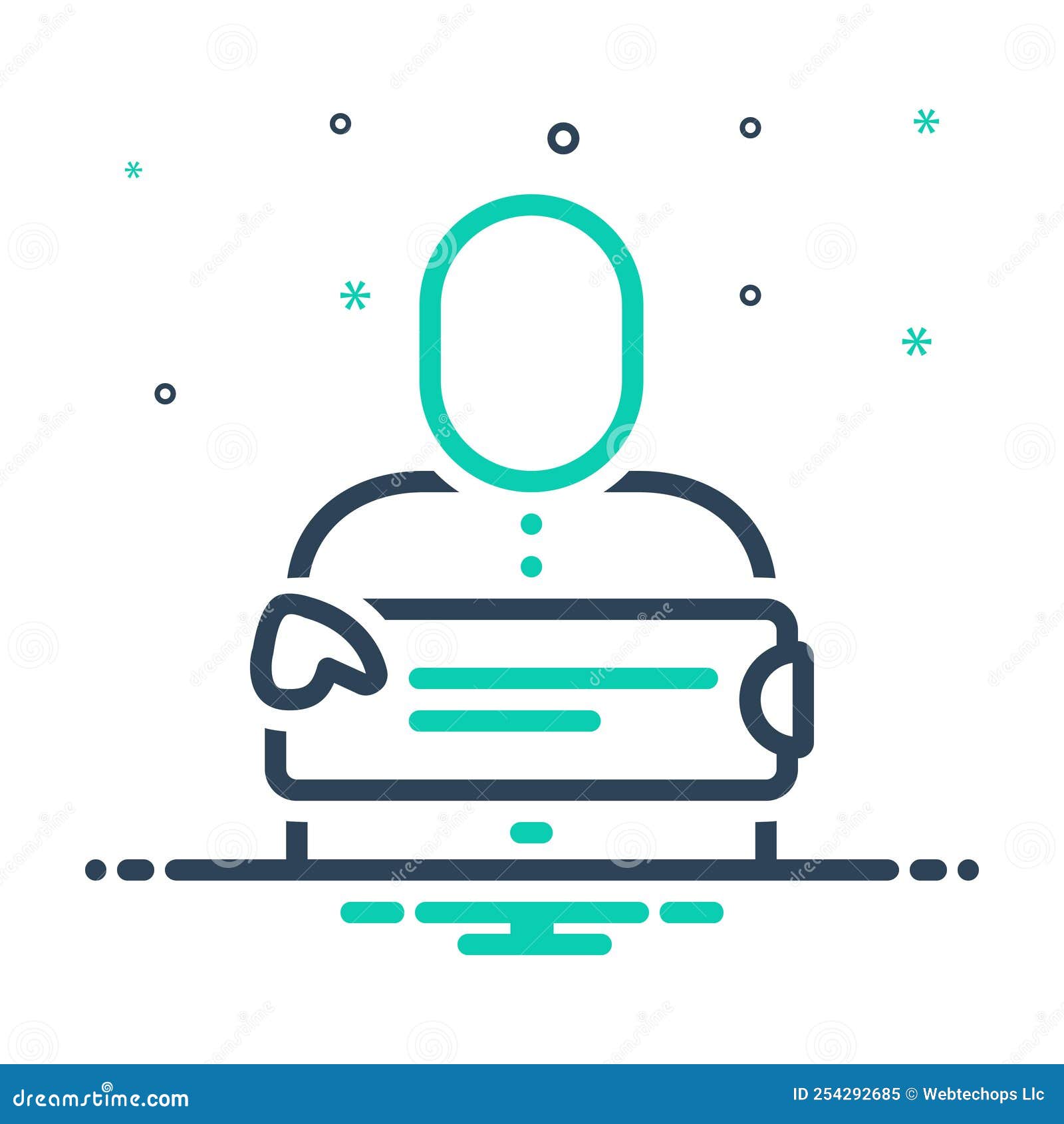 Mix Icon for Name, Title and Appellation Stock Vector - Illustration of ...