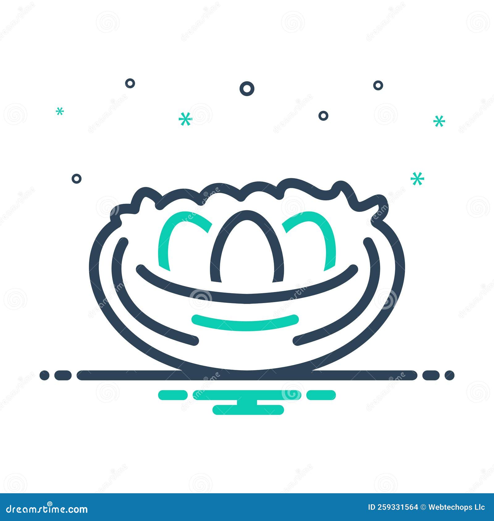 Mix Icon for Nest, Roost and Haunt Stock Illustration - Illustration of ...
