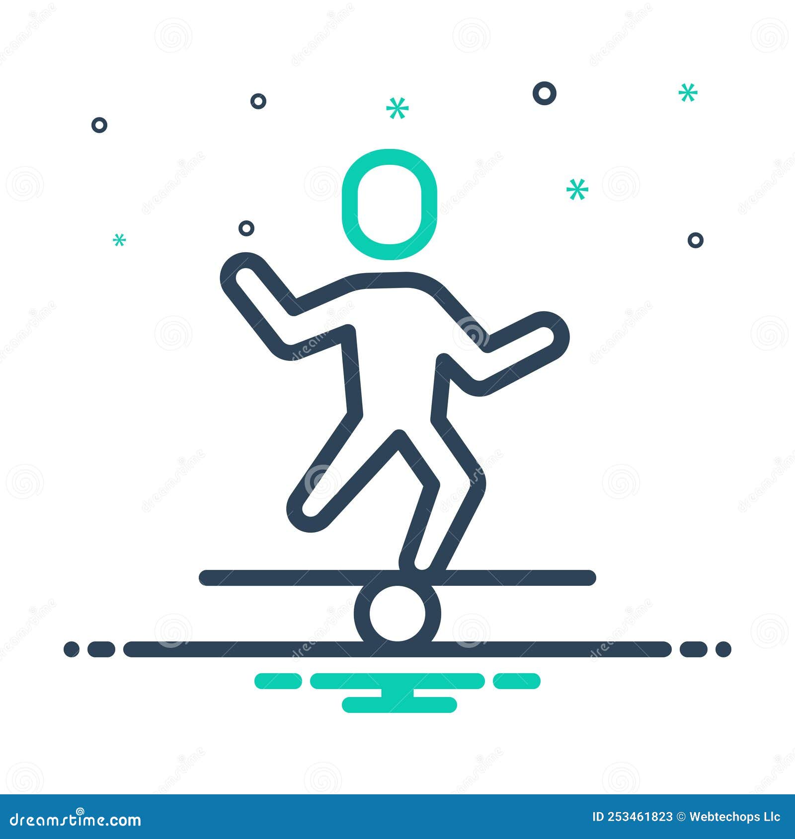 Mix Icon for Nested, Performance and Performer Stock Illustration ...