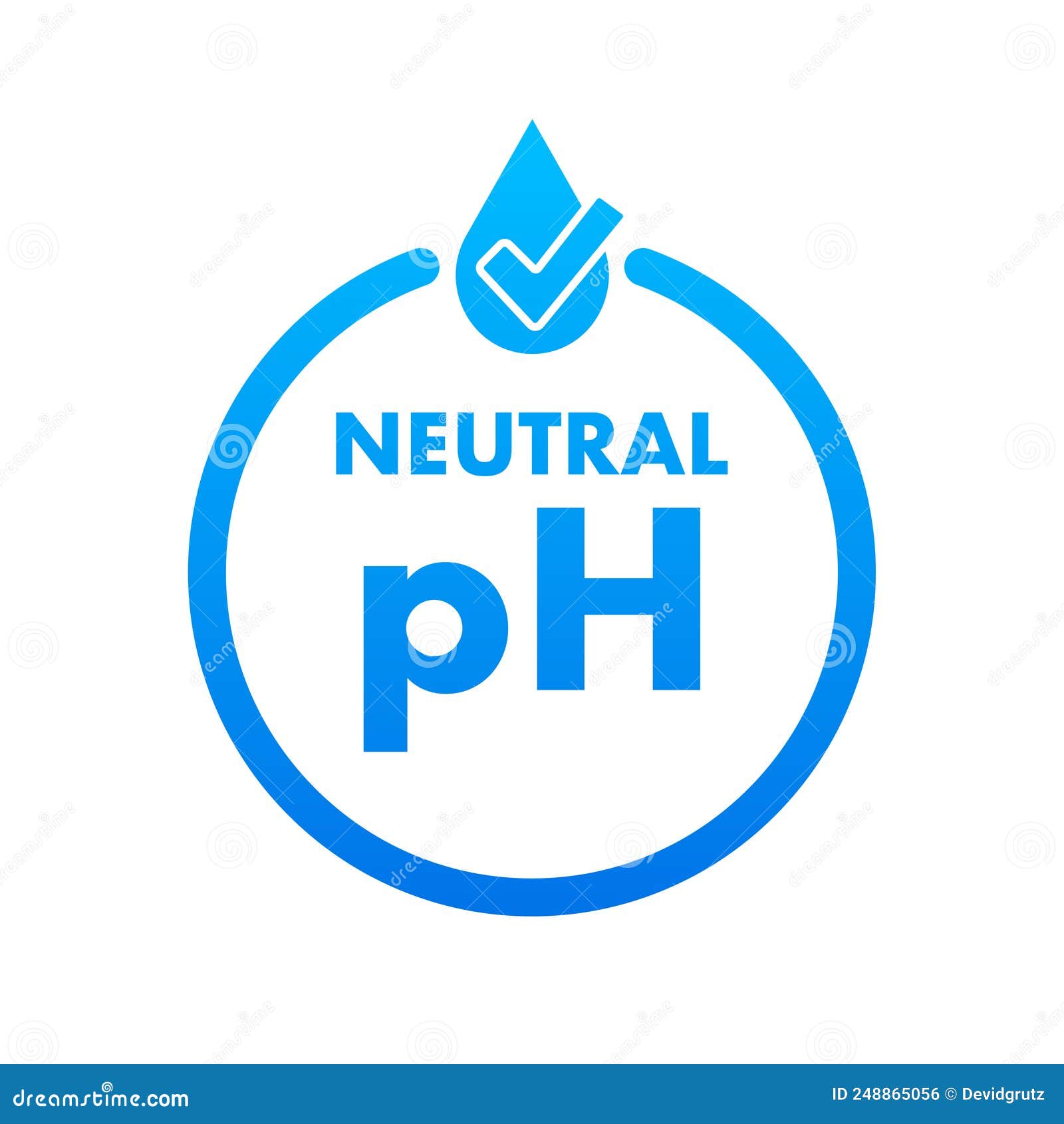 Icon with Neutral Ph. Vector Logo Stock Vector - Illustration of soil ...