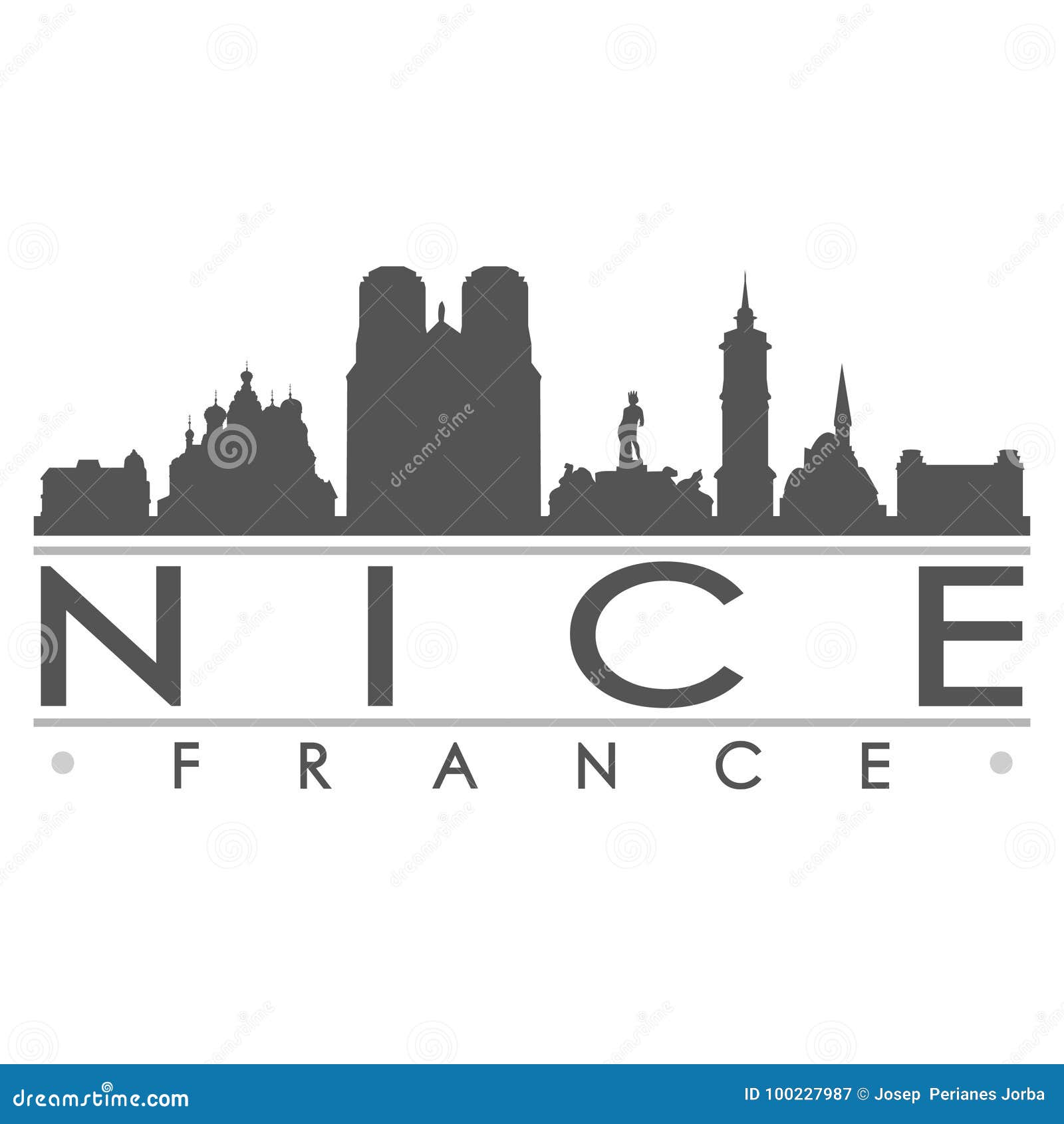 Nice Silhouette Design City Vector Art Stock Vector - Illustration of ...