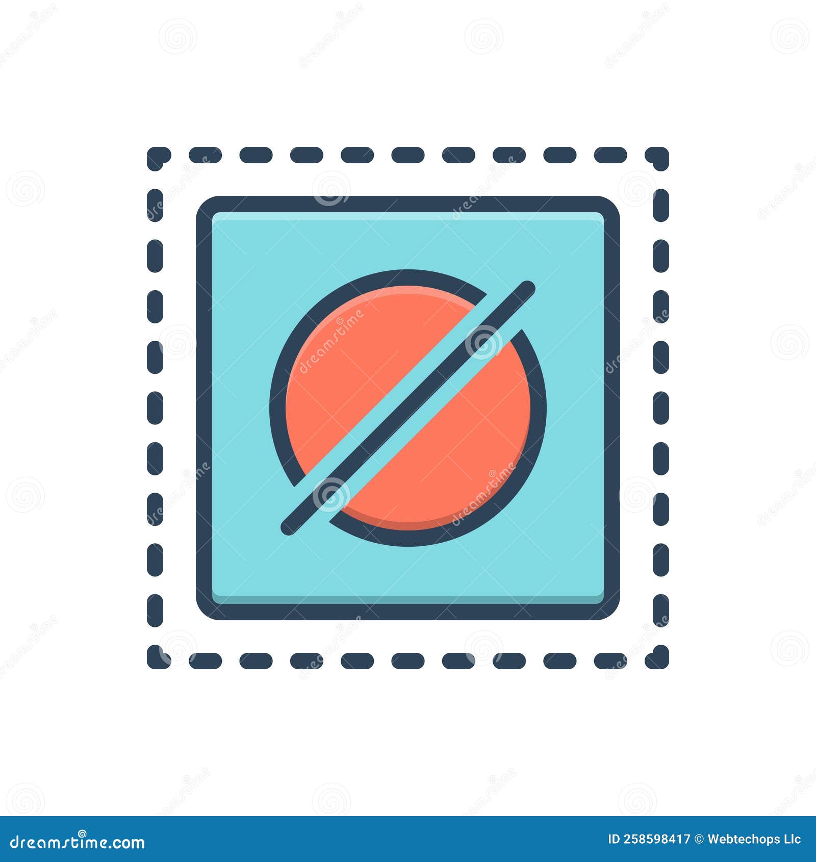 Color Illustration Icon for Nil, Nothing and None Stock Vector ...
