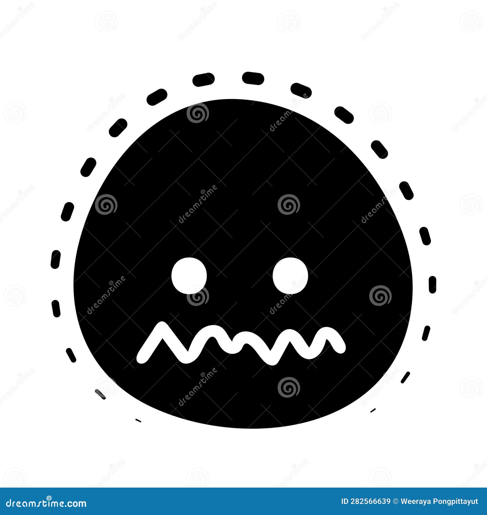 Icon-No.4 Afraid Fear Dread Apprehend Shrink Quaver Awed Feeling Face ...