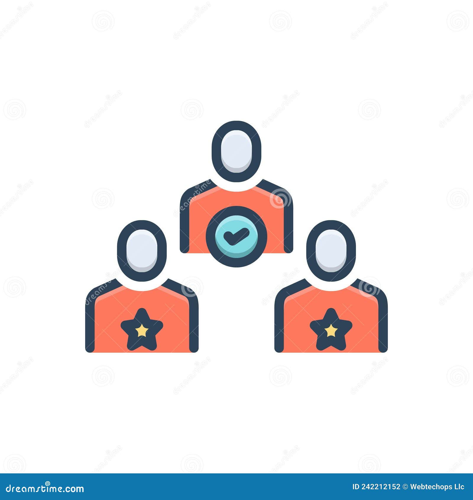 Color Illustration Icon for Norm, Ideal and Model Stock Vector ...