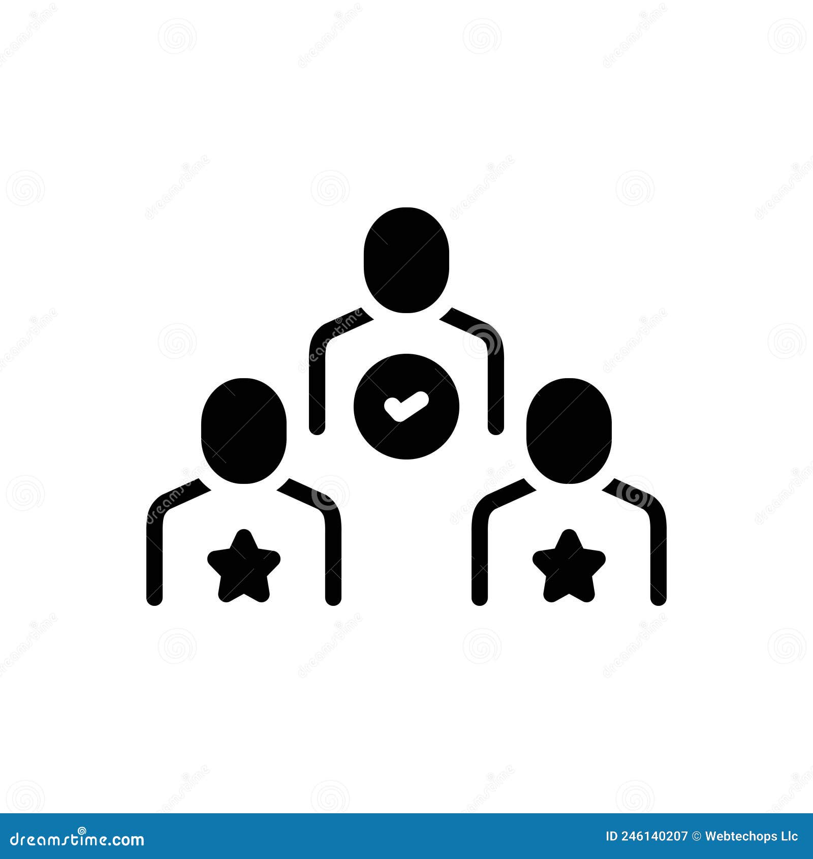 Black Solid Icon for Norm, Ideal and Model Stock Vector - Illustration ...