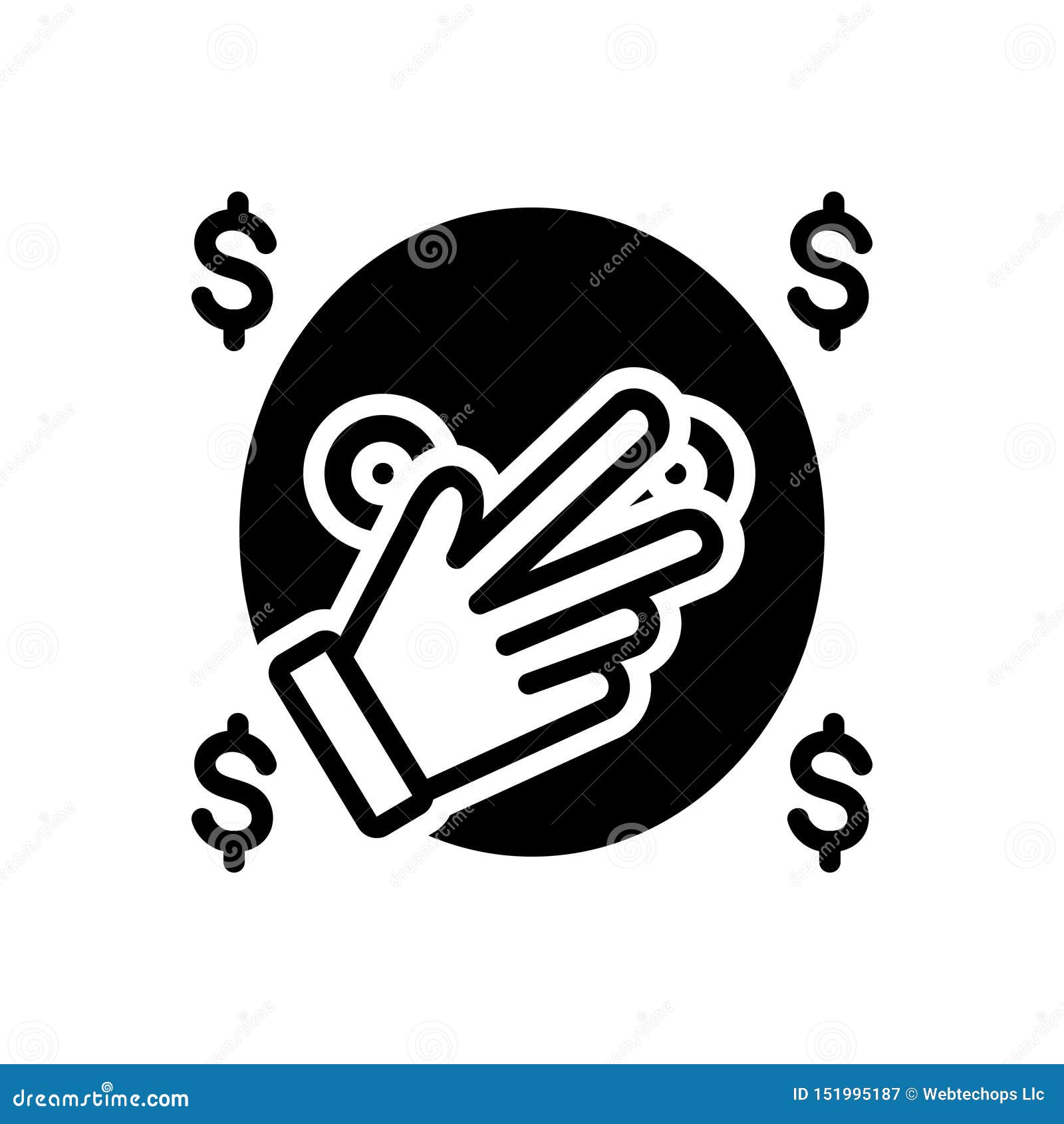 Black Solid Icon for Notoriety, Slander and Infamy Stock Vector ...