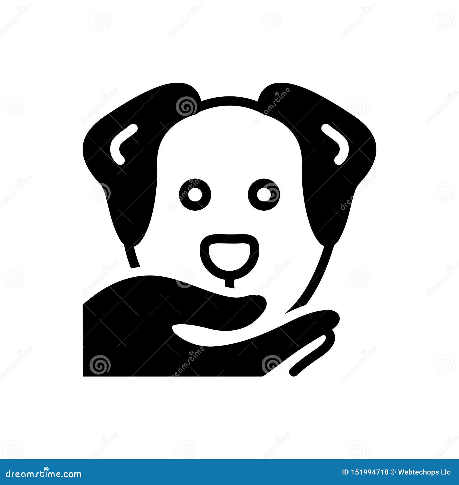 Black Solid Icon for Obedient, Compliant and Dutiful Stock Vector ...