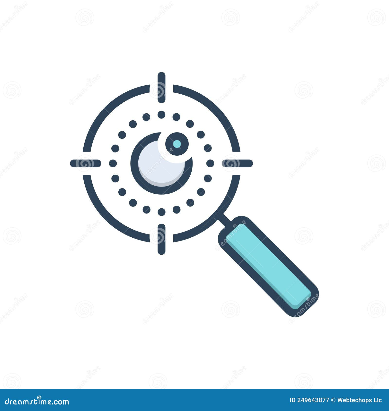 Color Illustration Icon for Observer, Spyglass and Discovery Stock ...