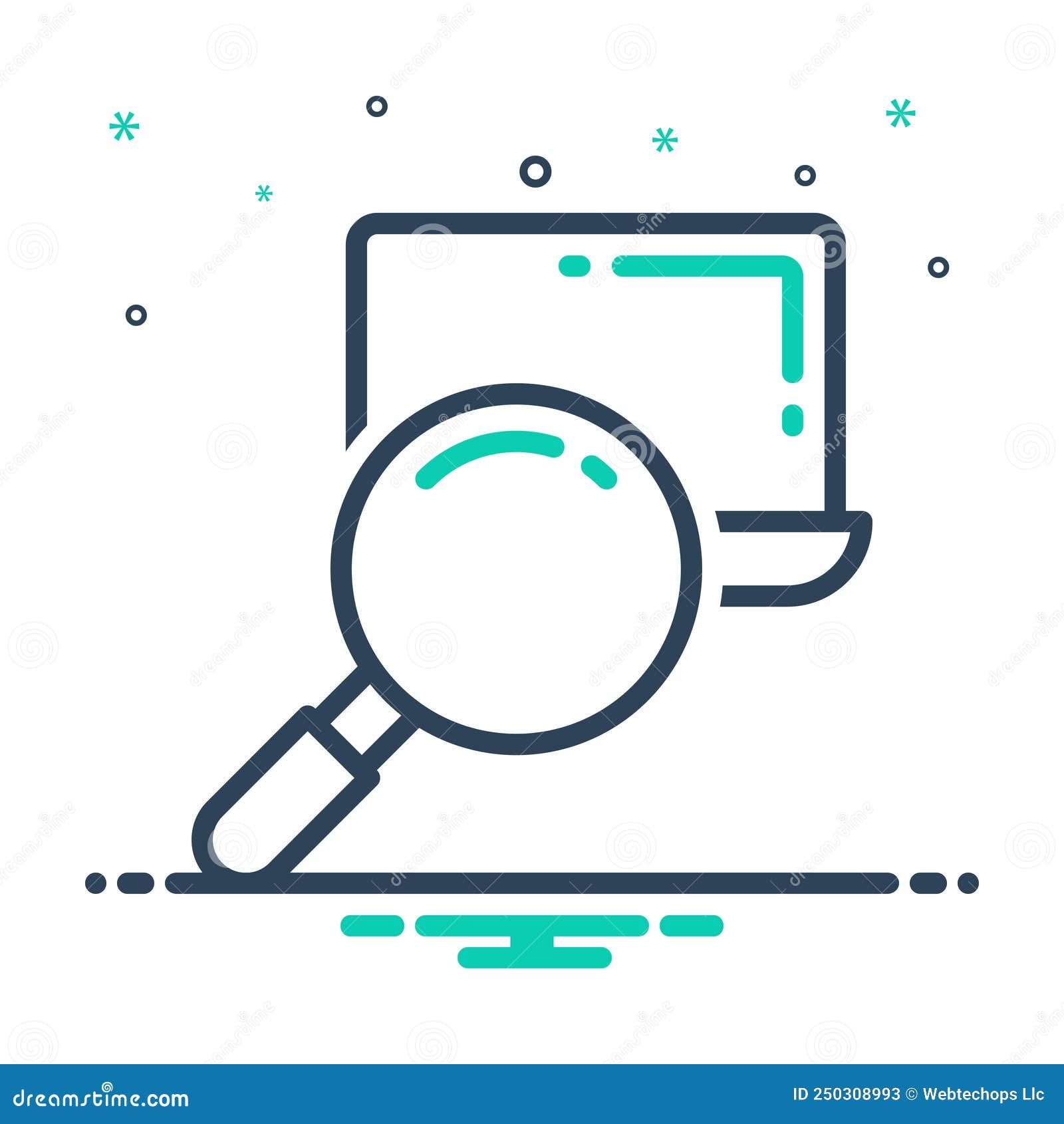 Mix Icon for Obviously, Clearly and Evidently Stock Illustration ...