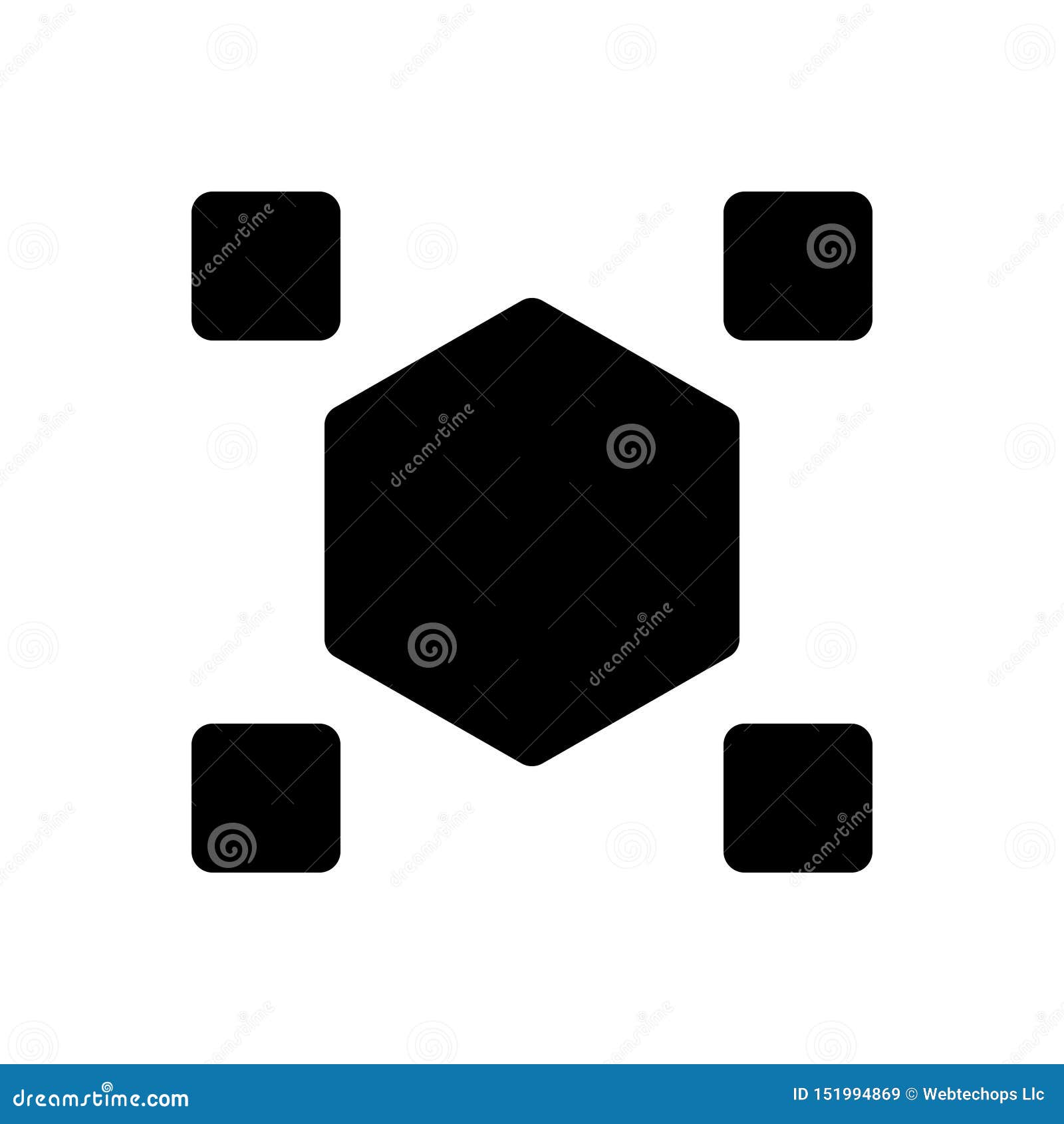 Black Solid Icon for Odds, Difference and Distinction Stock Vector ...