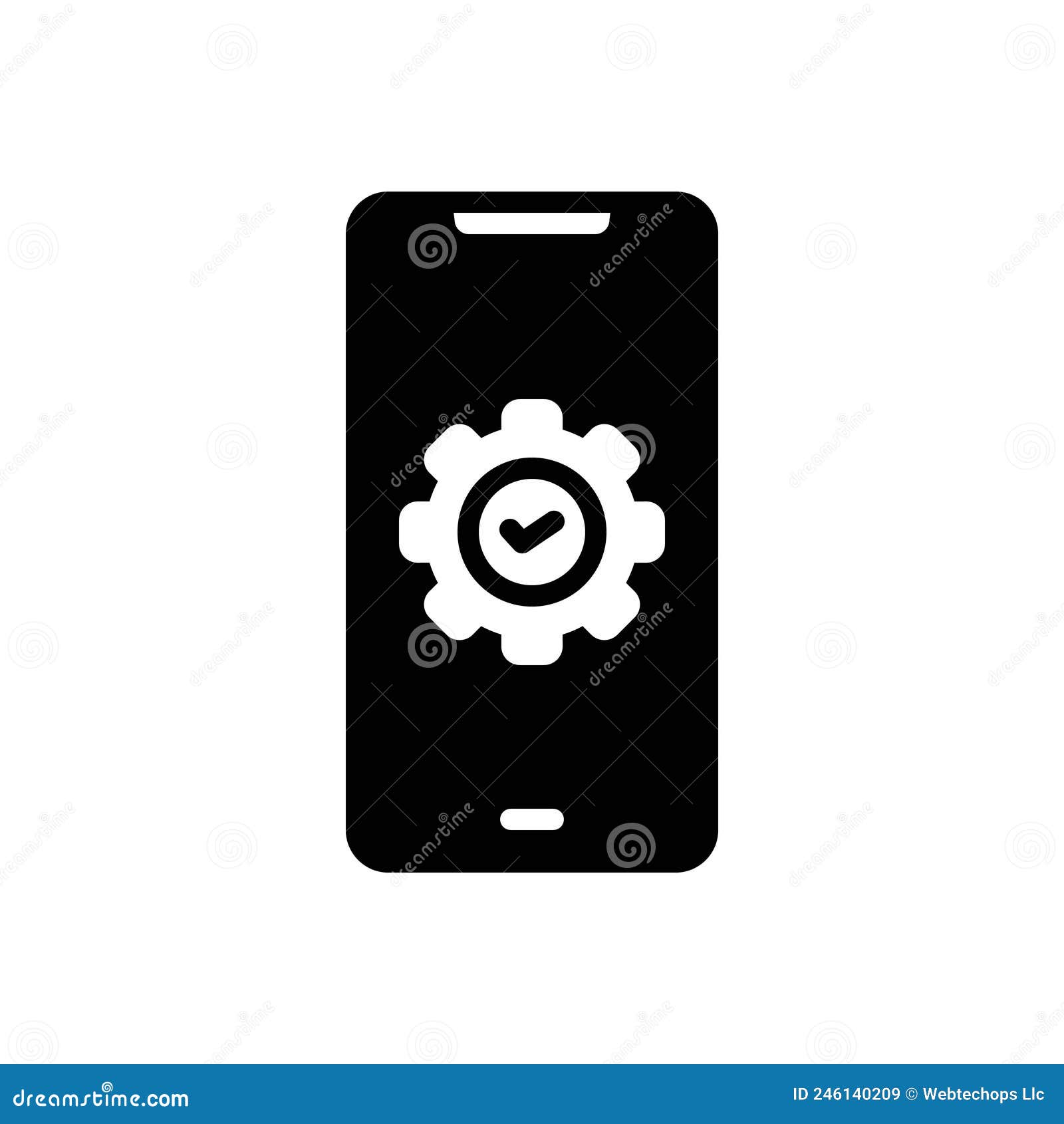 Black Solid Icon for Oem, Abbreviation and Acronym Stock Vector ...