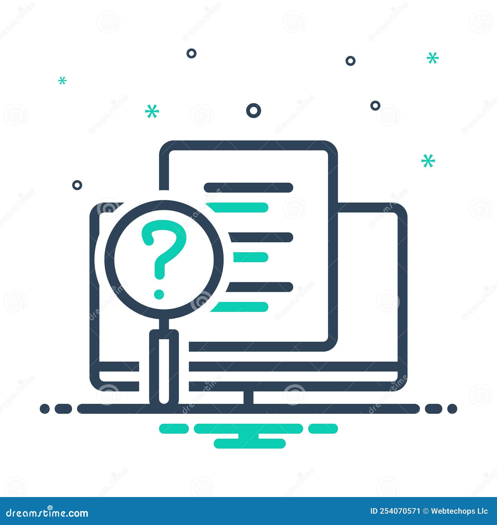 Mix Icon for Often, Many and Times Stock Illustration - Illustration of ...