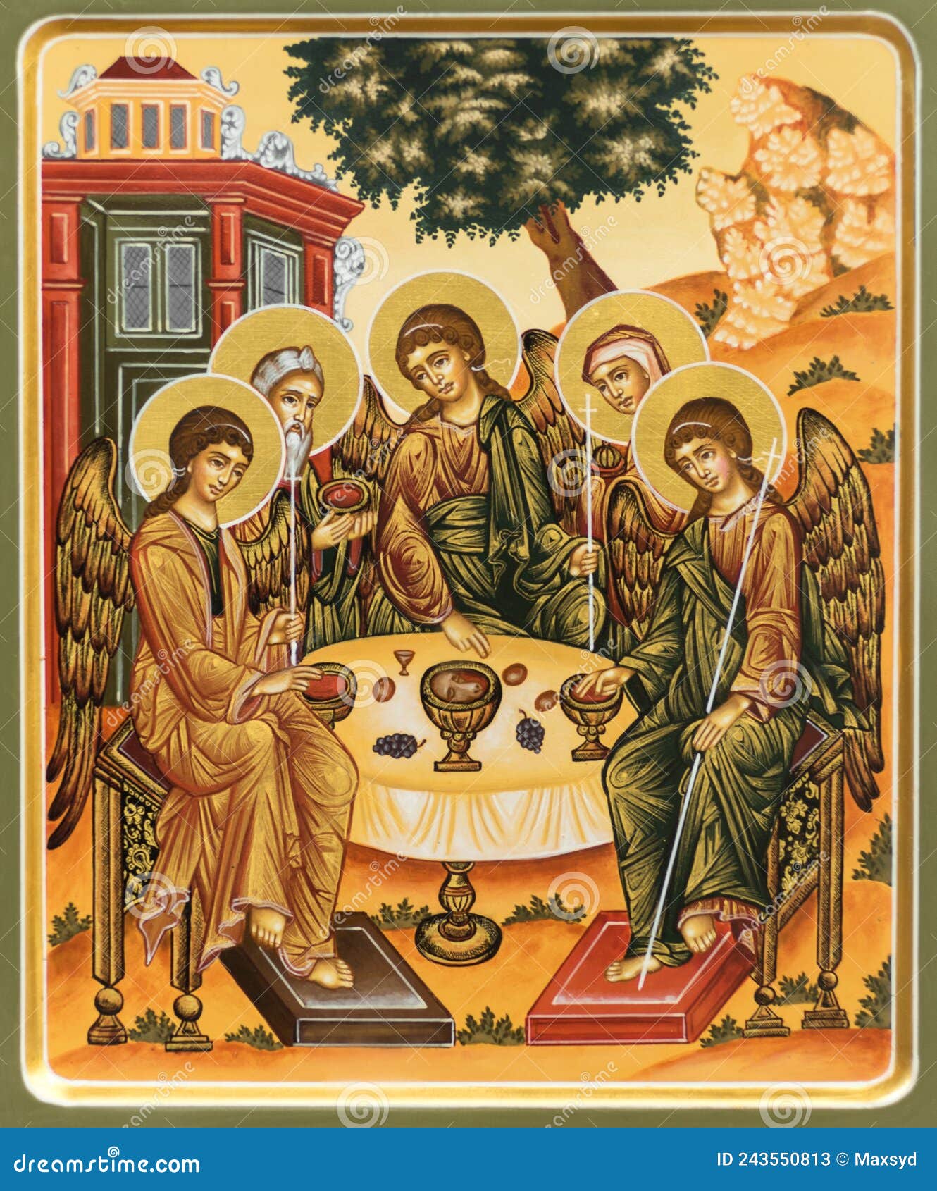 Old Testament Trinity Royalty-Free Stock Photo | CartoonDealer.com ...