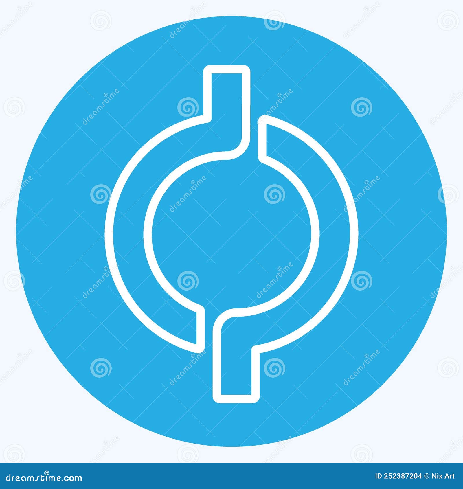 Icon Open Connection. Suitable for Community Symbol. Blue Eyes Style ...