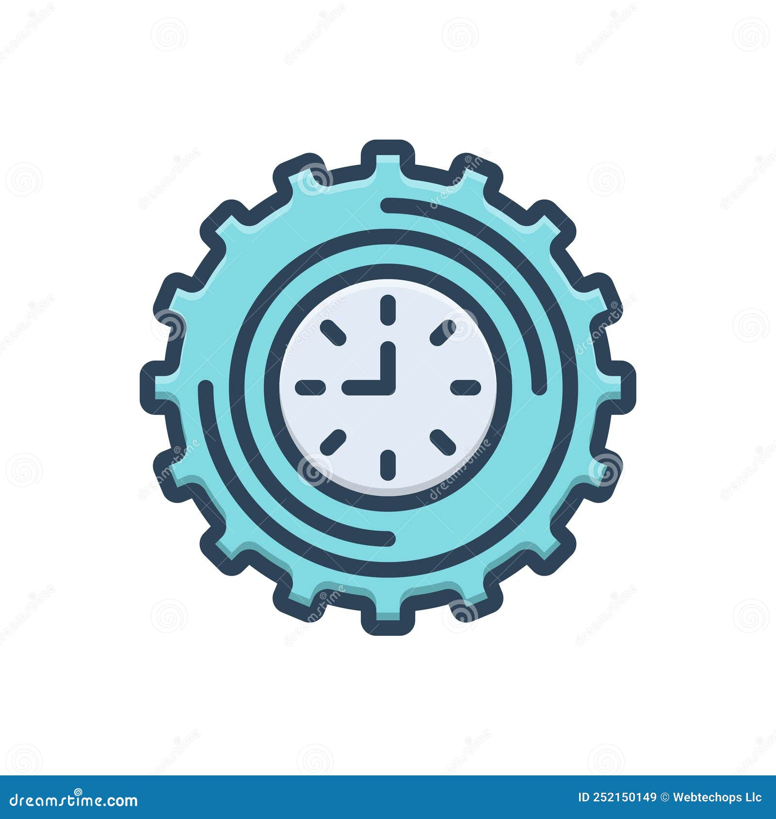 Color Illustration Icon for Operate, Setting and Gear Stock Vector ...