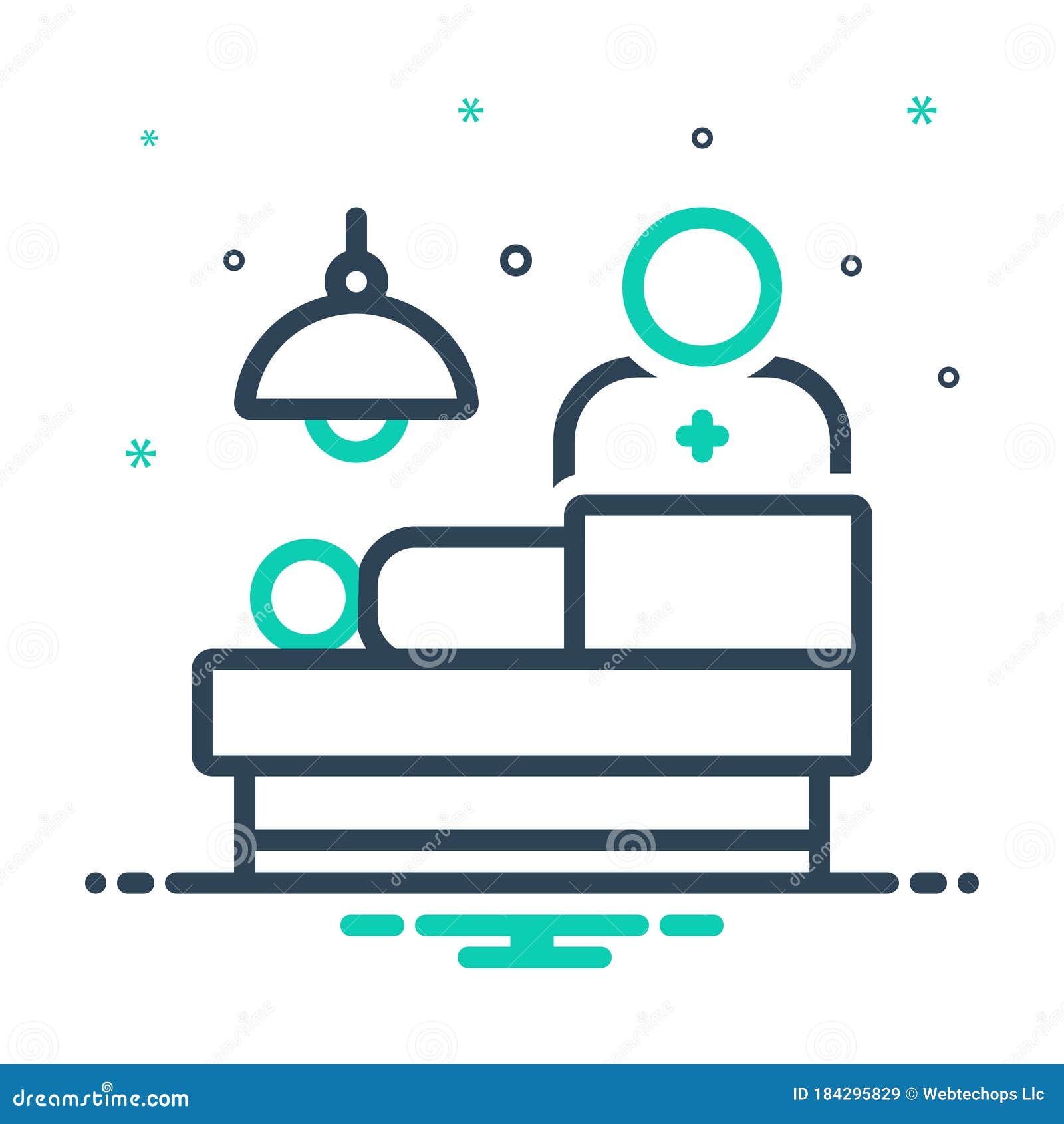 Operation, Patient Icon. Element Of Patient Position Icon For Mobile ...