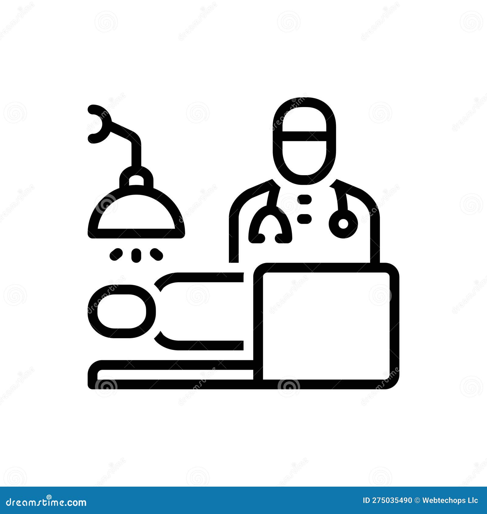 Line Operation Icon, Black Vector Sign With Editable Strokes, Concept ...