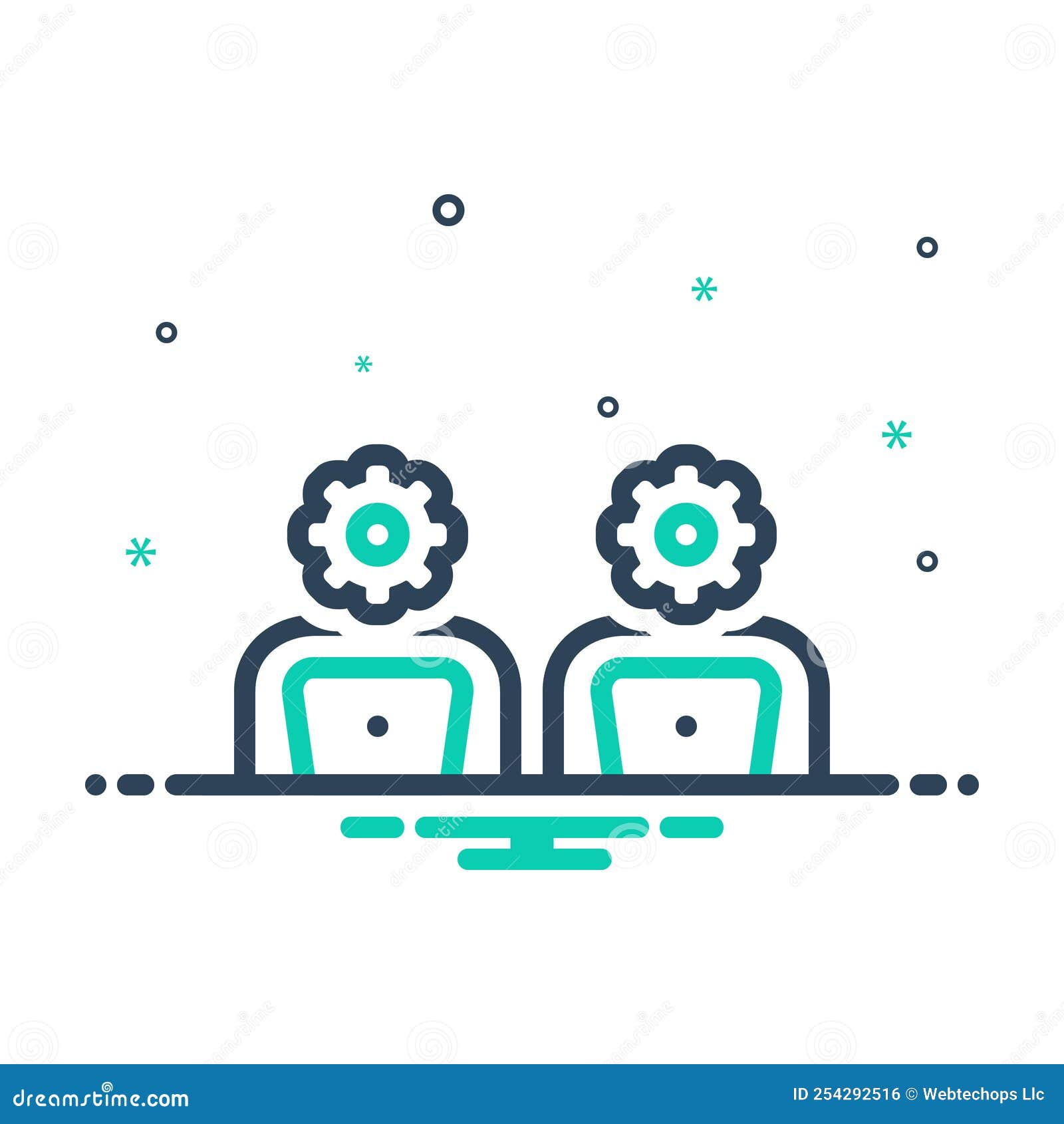 Mix Icon for Operational, Steerage and Ready Stock Vector ...