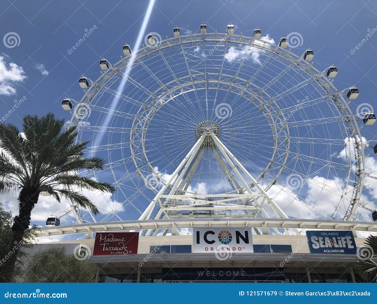 Icon Orlando editorial stock image. Image of wheel, orlando - 121571679