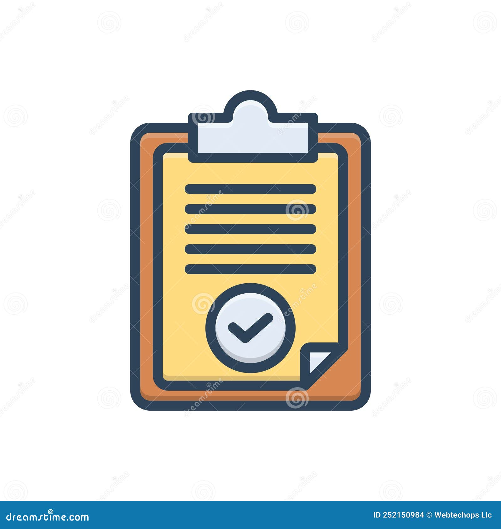 Color Illustration Icon for Outcomes, Result and Reaction Stock Vector ...