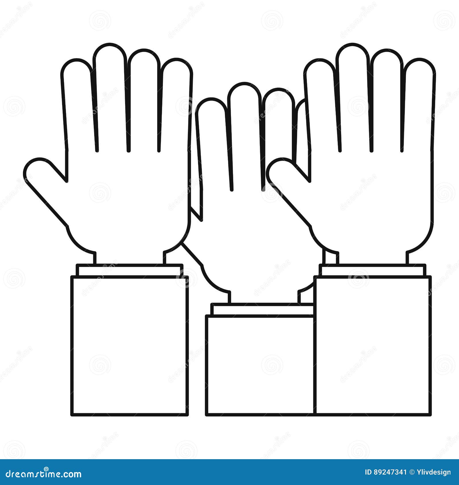 Icon, outline style stock vector. Illustration of group - 89247341