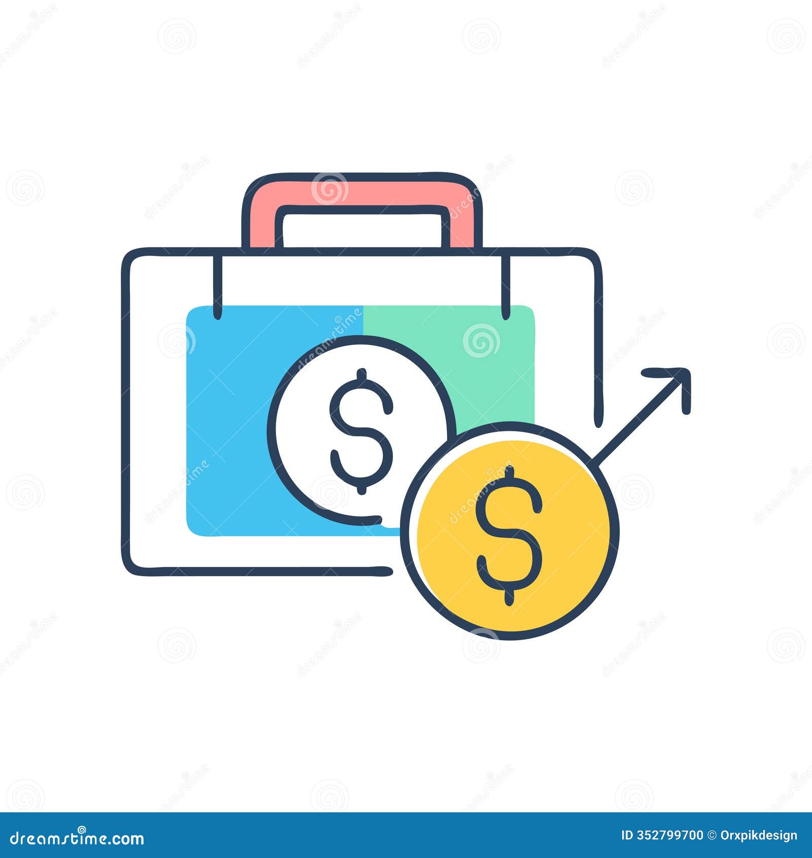 Icon for Overview of Financial Portfolio Management Stock Vector ...