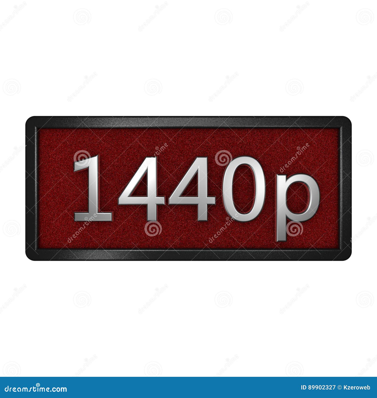 Icon `1440p`. Video Quality. Isolated Graphic Illustration. 3D ...