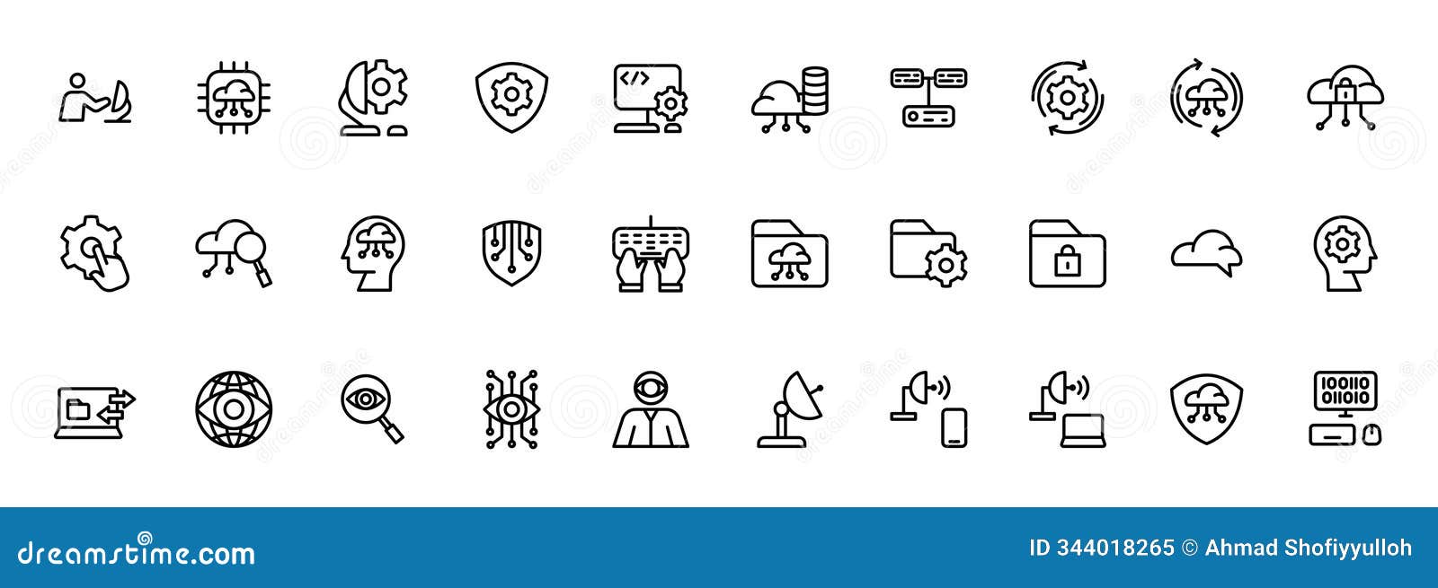 Pack Of Information, Charging Station And Cobalamin Vitamin Line Icons ...