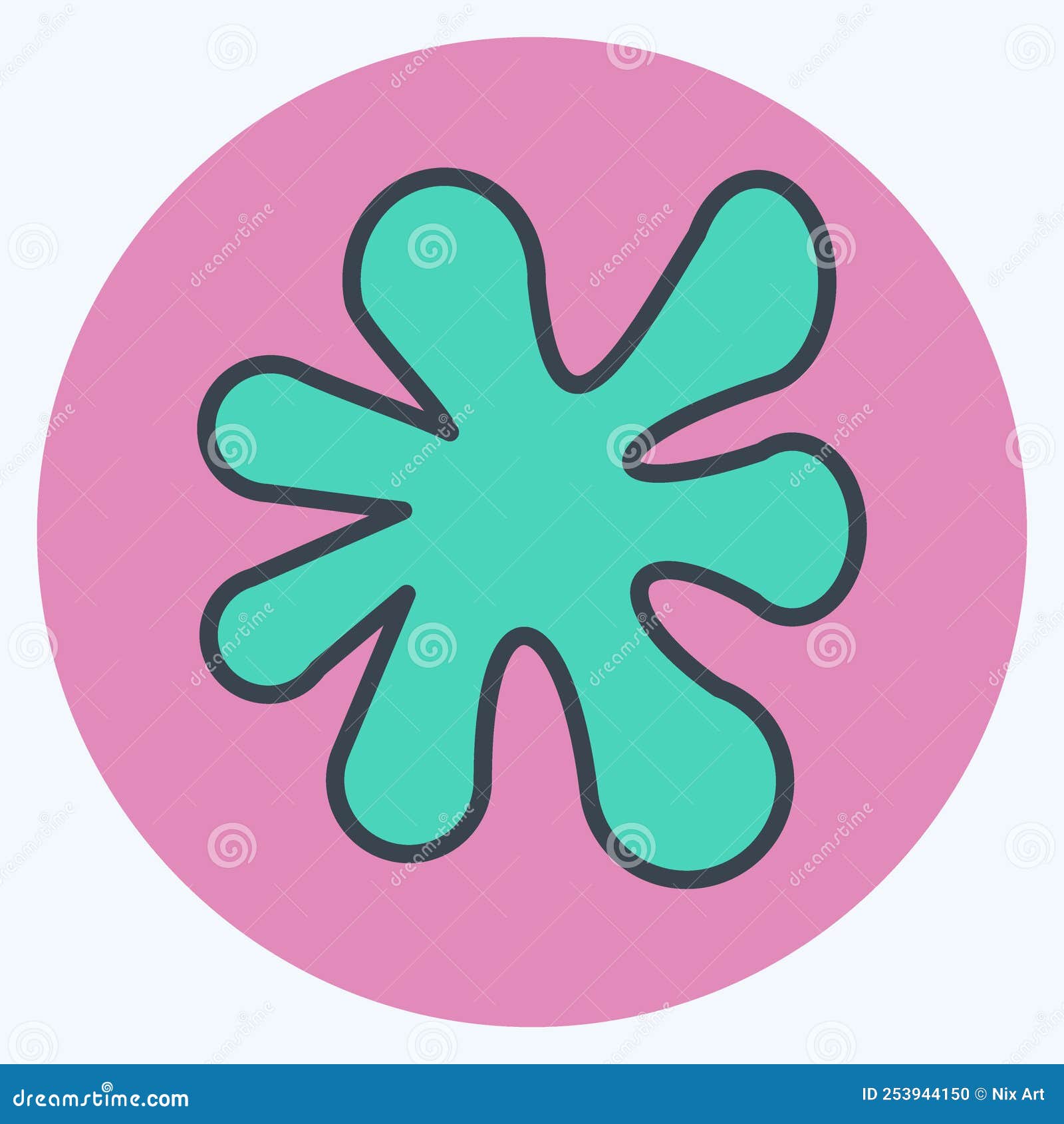 Icon Paint Splash. Suitable for Paint Art Tools Symbol. Color Mate ...