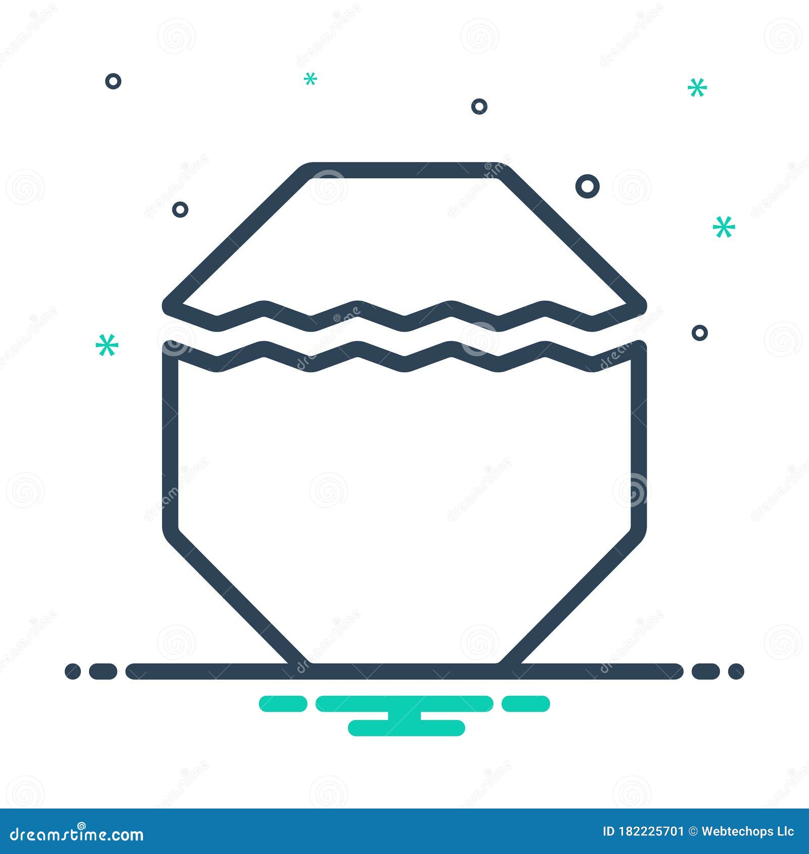 Mix Icon for Part, Portion and Piece Stock Vector - Illustration of ...