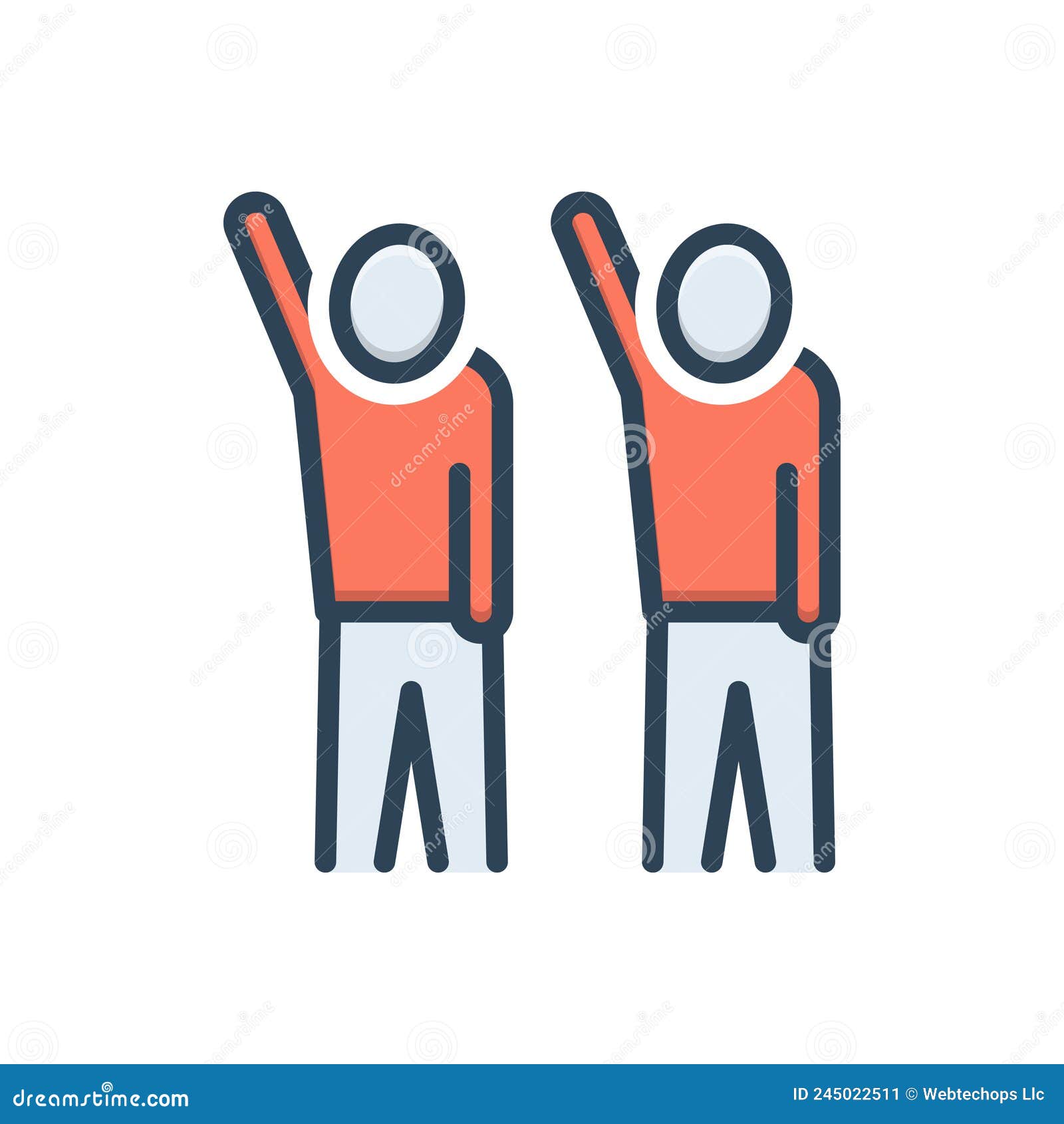 Color Illustration Icon for Participate, Partnership and Take Part in ...