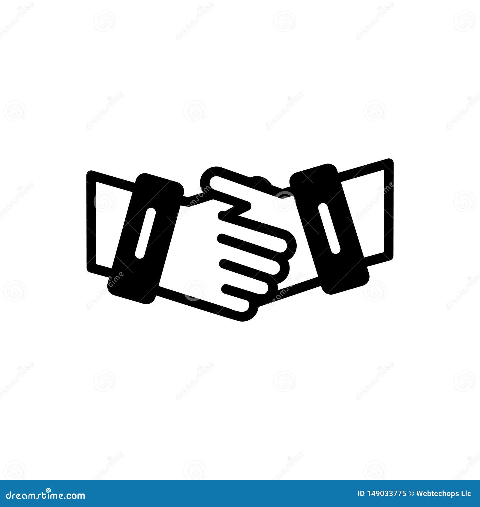 Black Solid Icon for Partnership, Collaboration and Complicity Stock ...