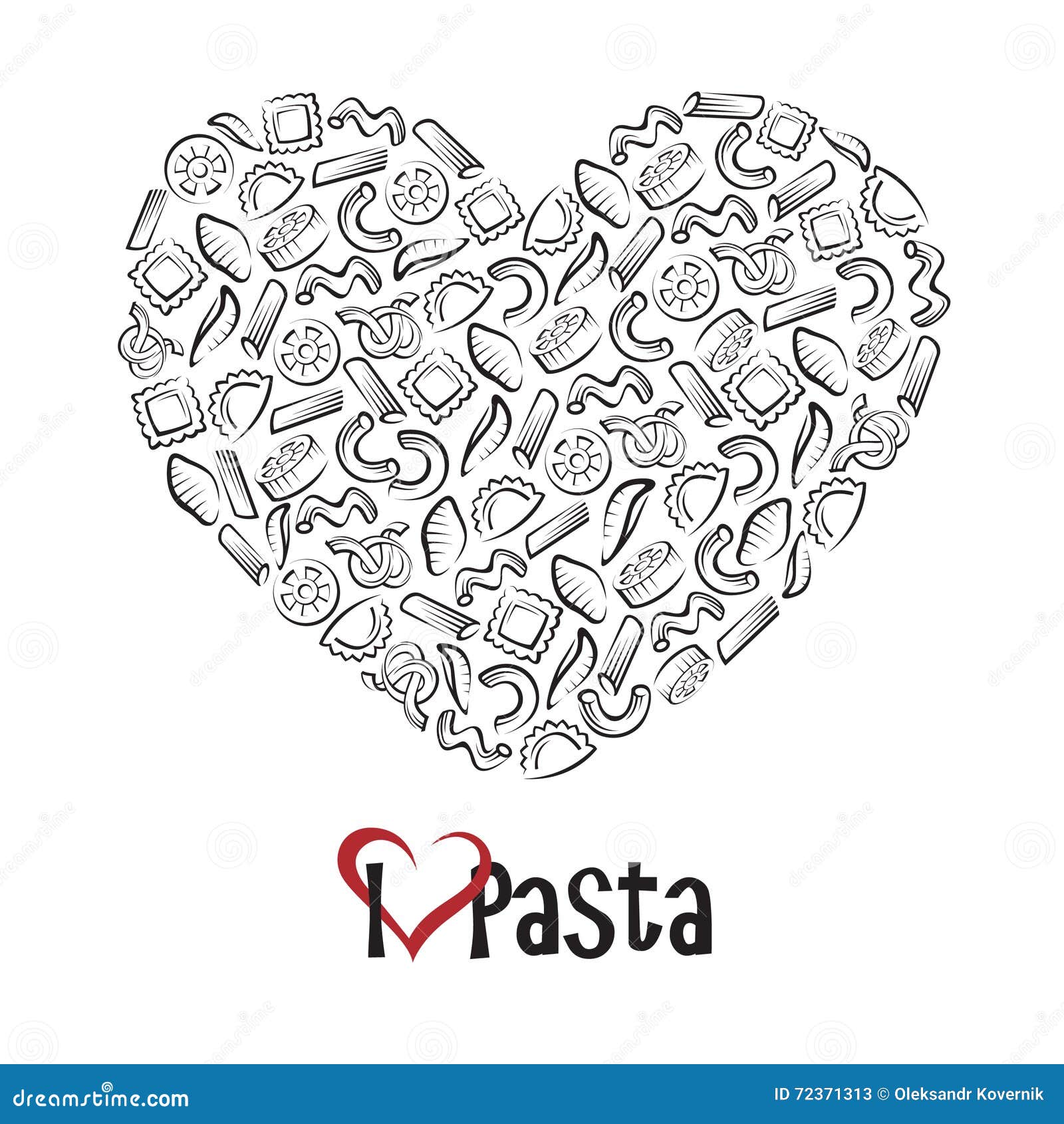 Icon of pasta stock vector. Illustration of carbohydrates - 72371313