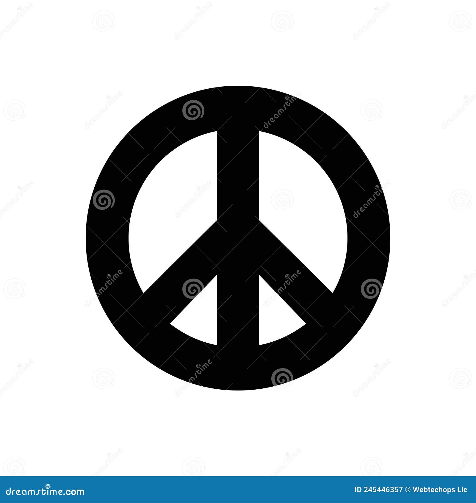 Black Solid Icon for Peaceful, Sign and Grunge Stock Vector ...