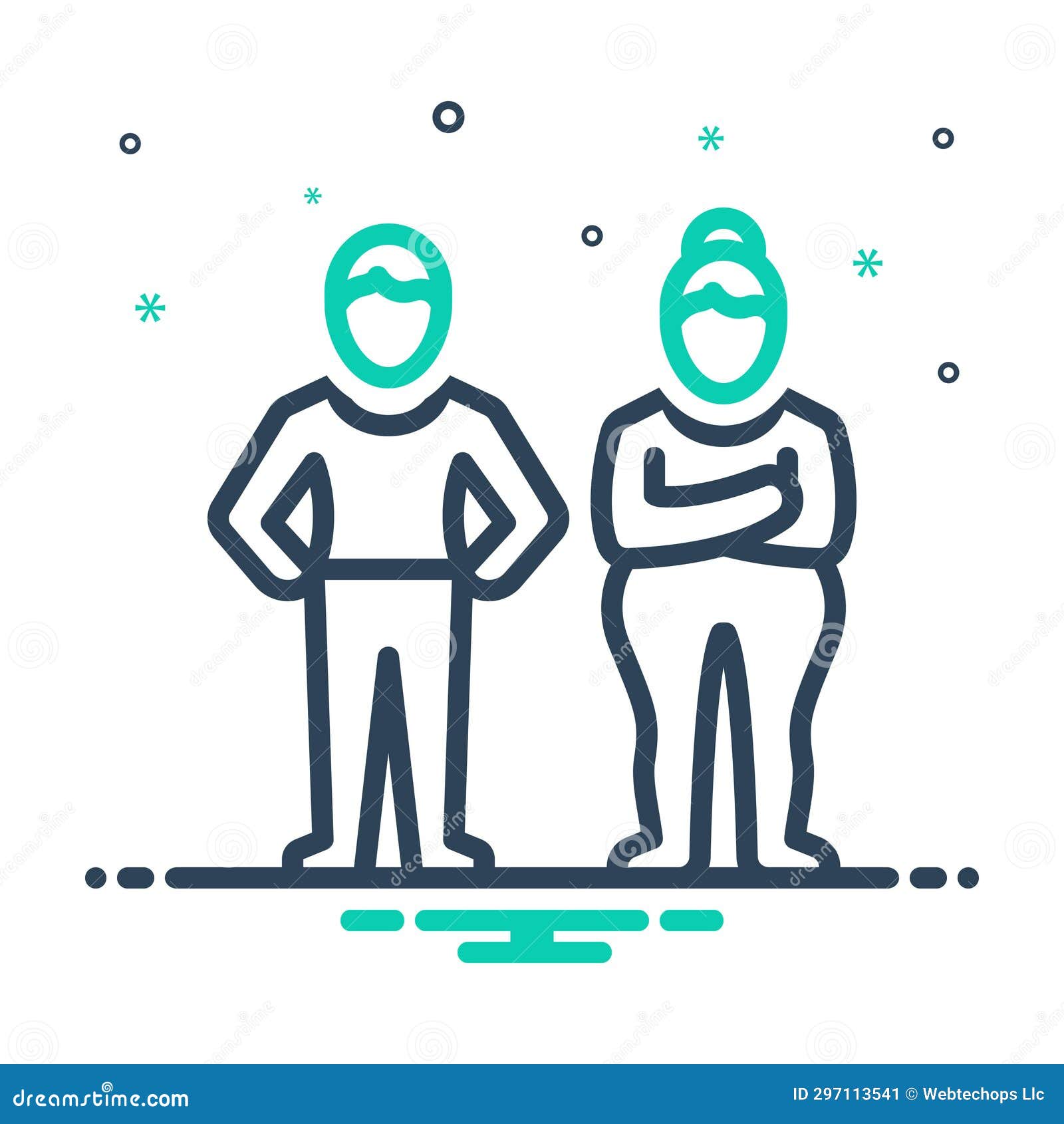 Mix Icon for People, Public and Woman Stock Vector - Illustration of ...